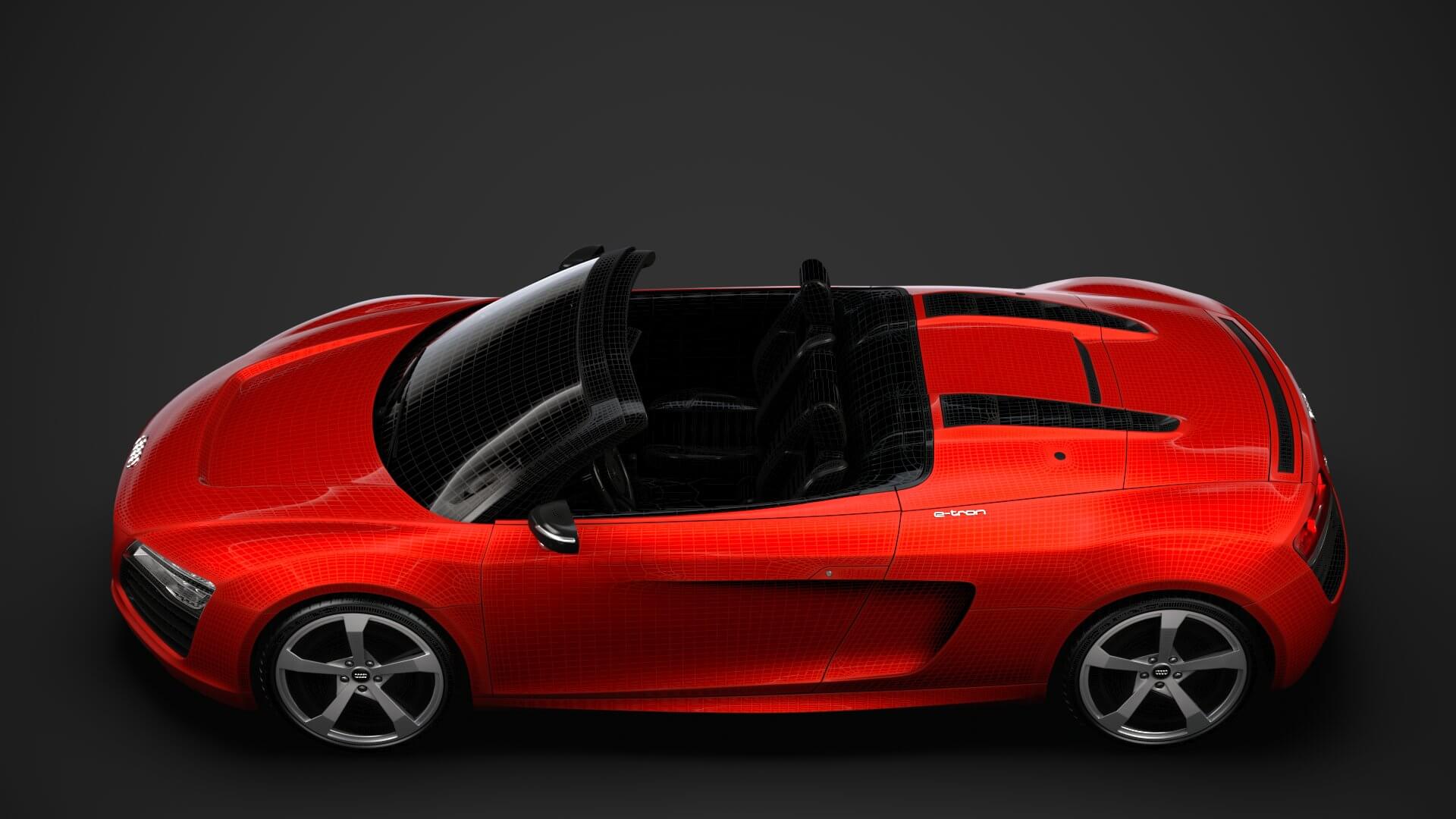 Audi R8 E Tron Spyder 2016 - 3D Model by Creator 3D