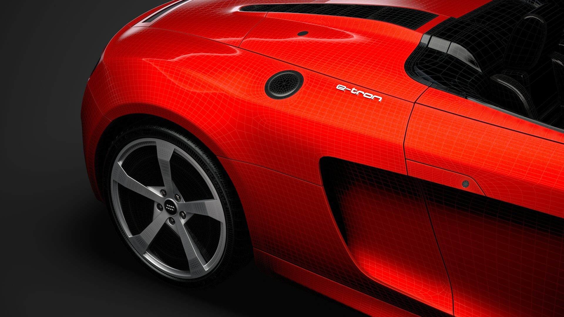 Audi R8 E Tron Spyder 2016 - 3D Model by Creator 3D