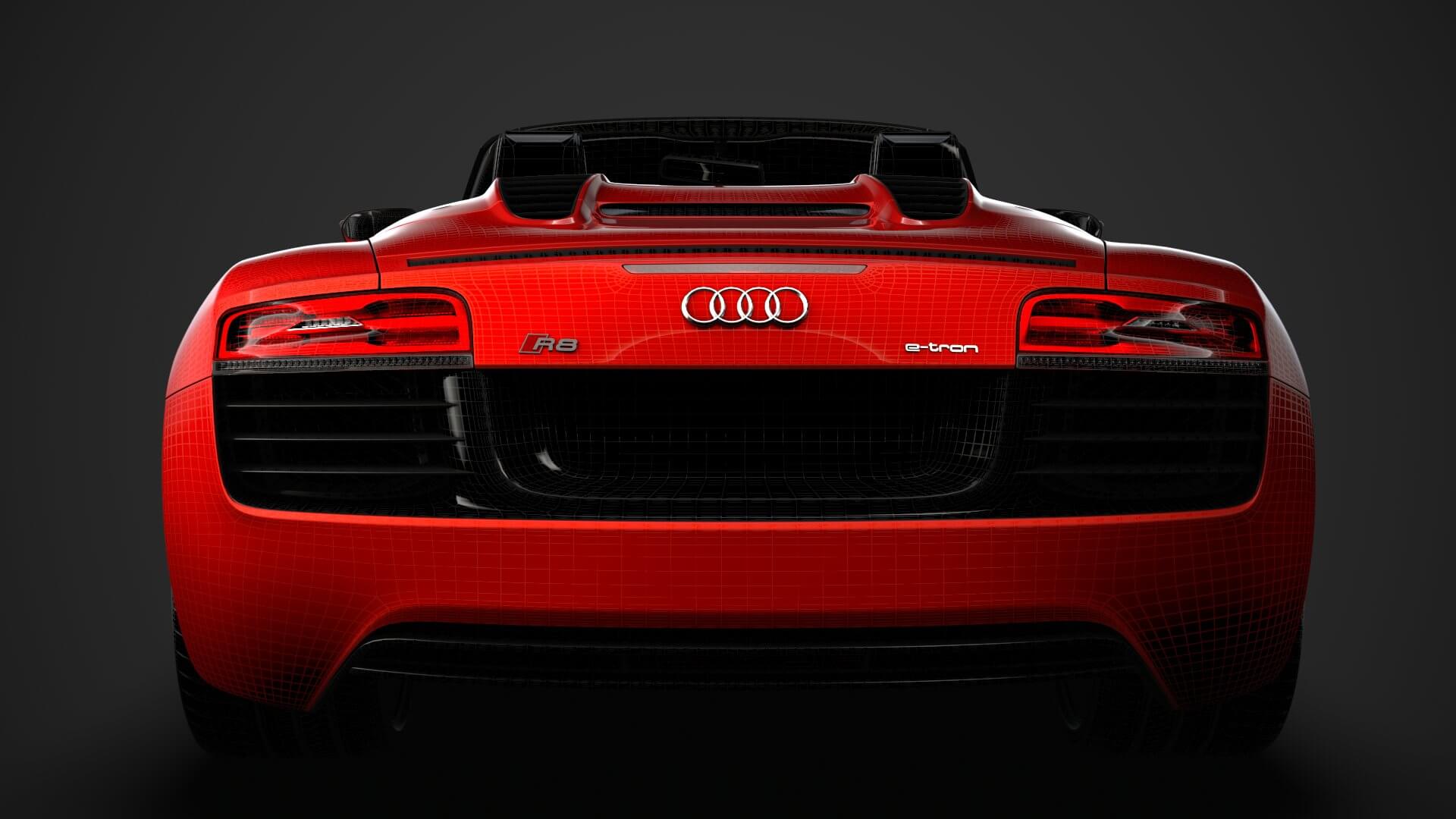 Audi R8 E Tron Spyder 2016 - 3D Model by Creator 3D