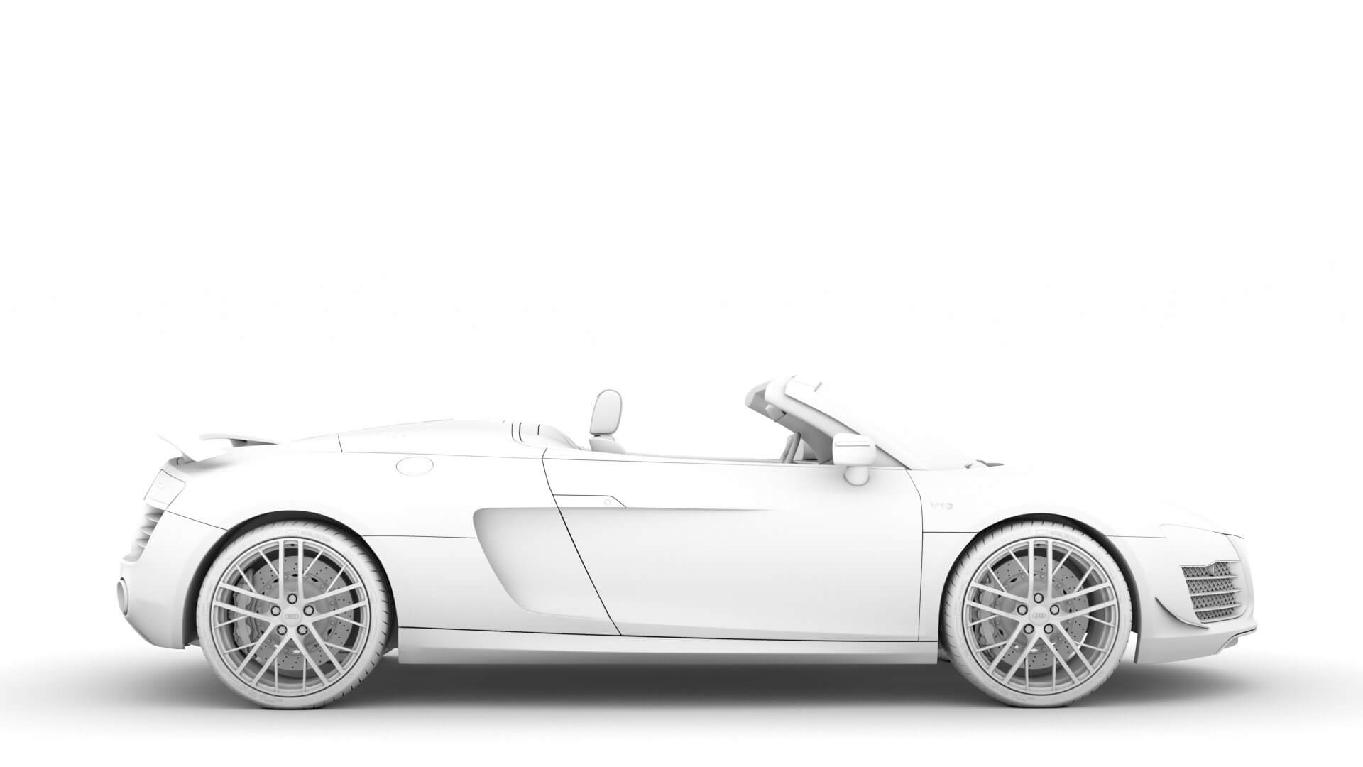 Audi R8 LMX Spyder 2016 - 3D Model by Creator 3D