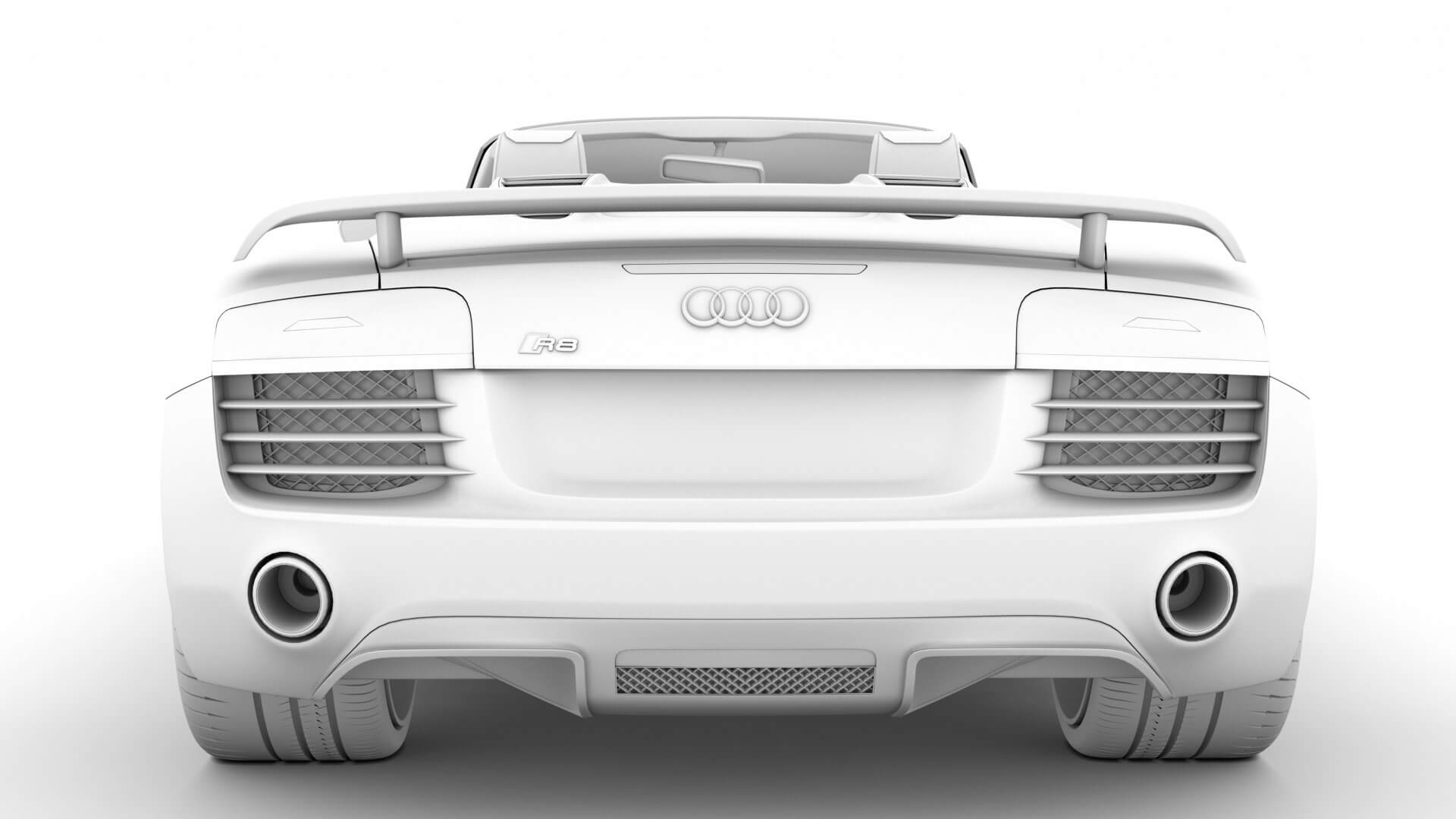 Audi R8 LMX Spyder 2016 - 3D Model by Creator 3D