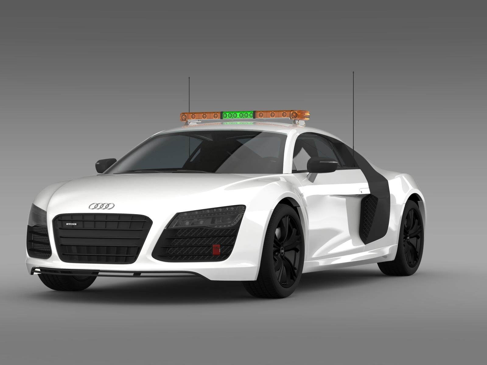 Audi R8 V10plus Safety Car - 3D Model by Creator 3D