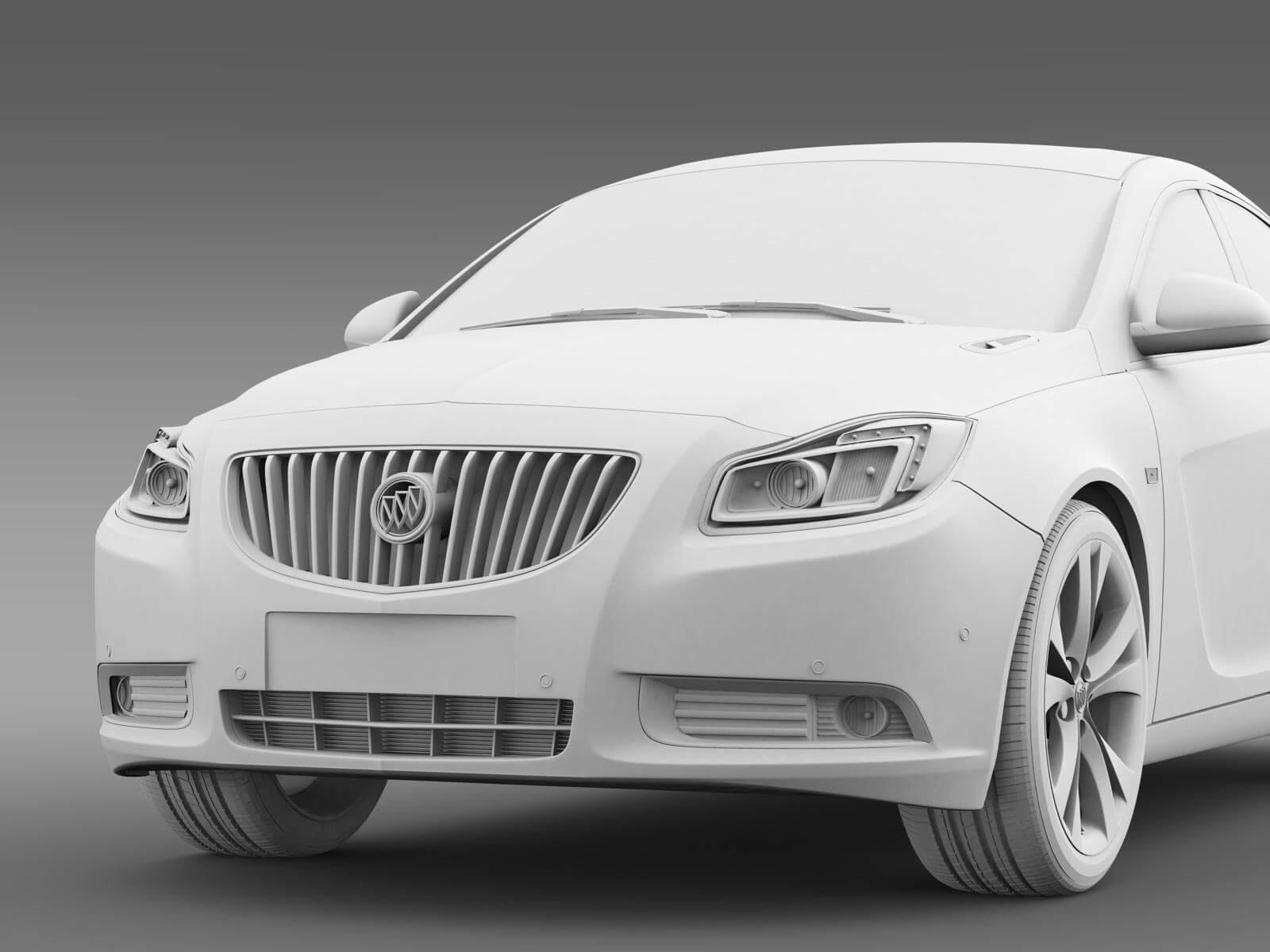 Buick Regal 2011 - 3D Model by Creator 3D