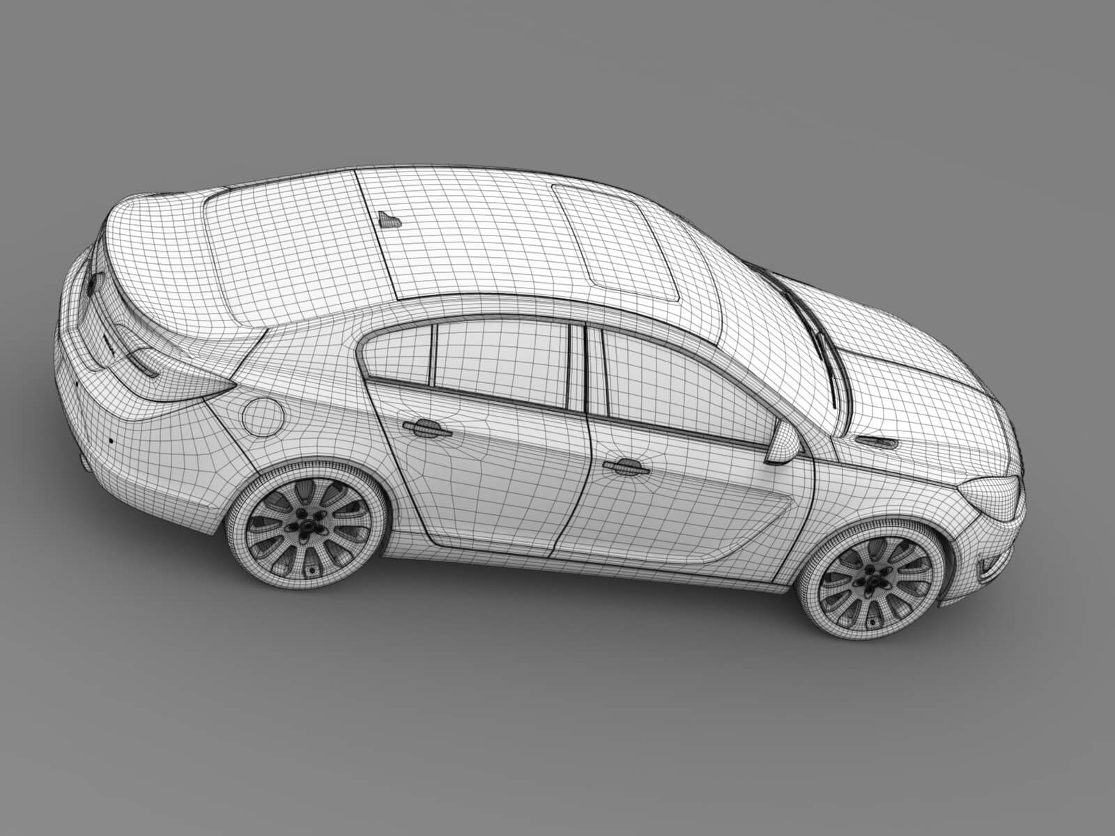 Buick Regal 2015 - 3D Model by Creator 3D