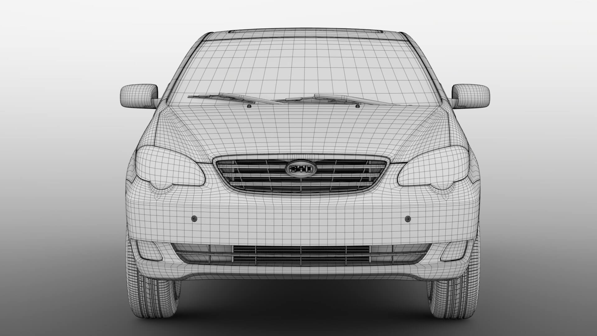 BYD F3 2016 - 3D Model by Creator 3D