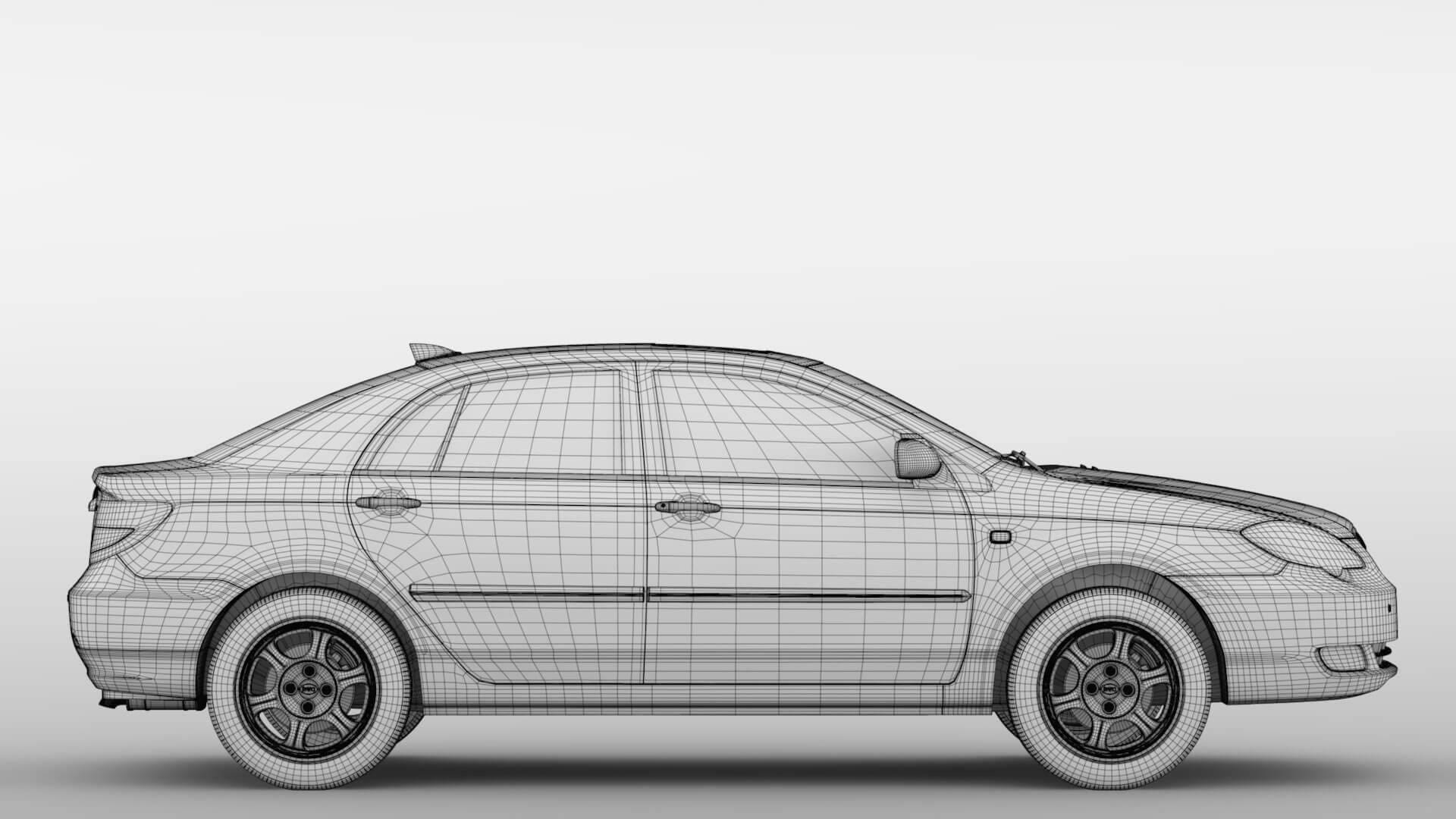 BYD F3 2016 - 3D Model by Creator 3D