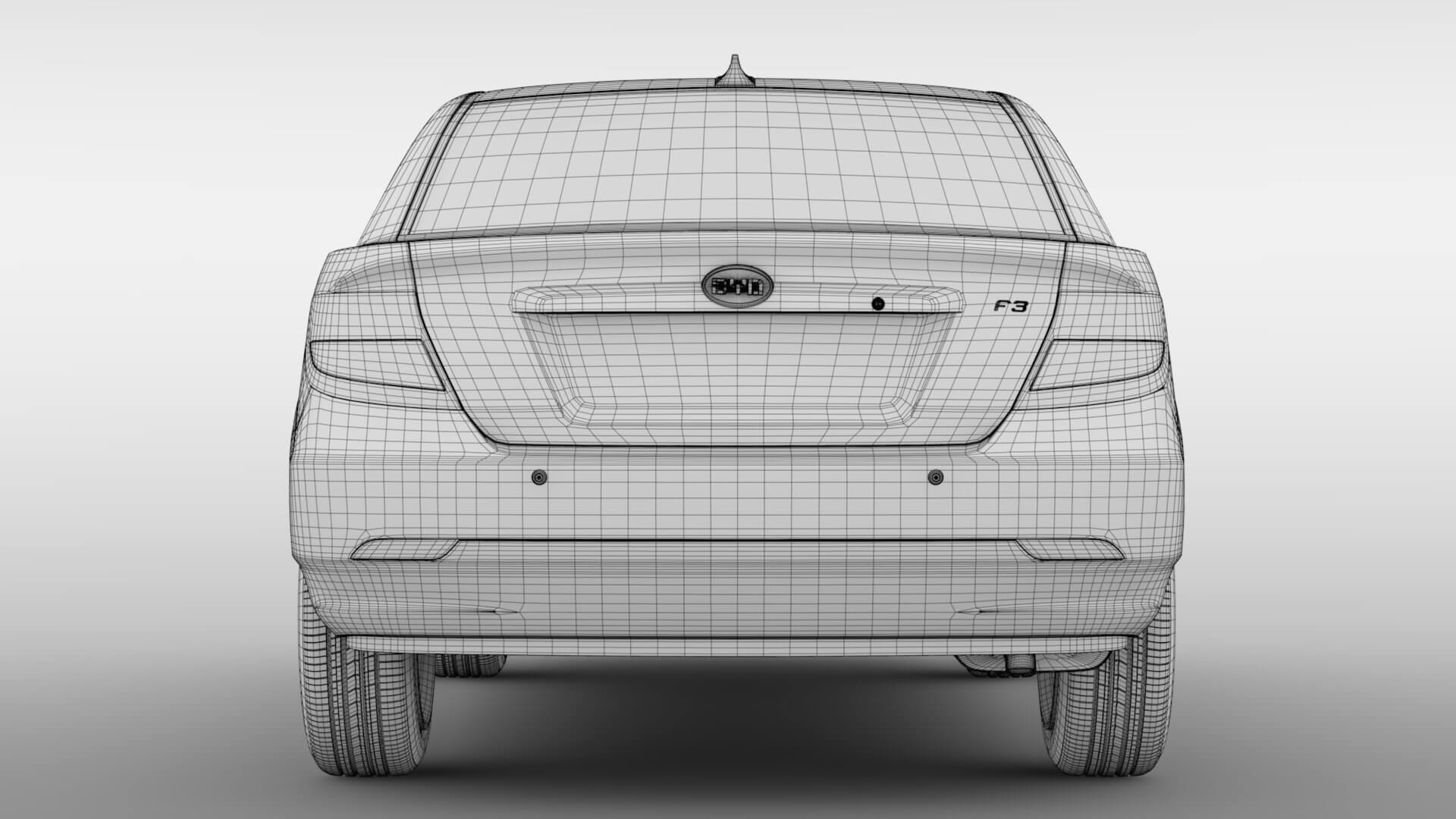 BYD F3 2016 - 3D Model by Creator 3D