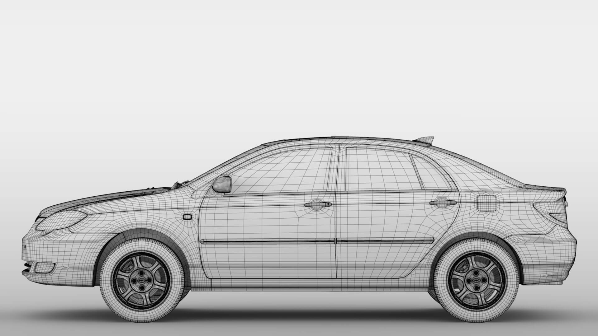 BYD F3 2016 - 3D Model by Creator 3D
