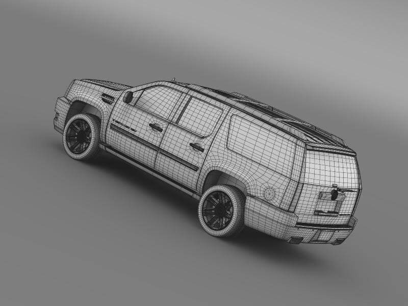 Cadillac Escalade ESV 2013 - 3D Model by Creator 3D