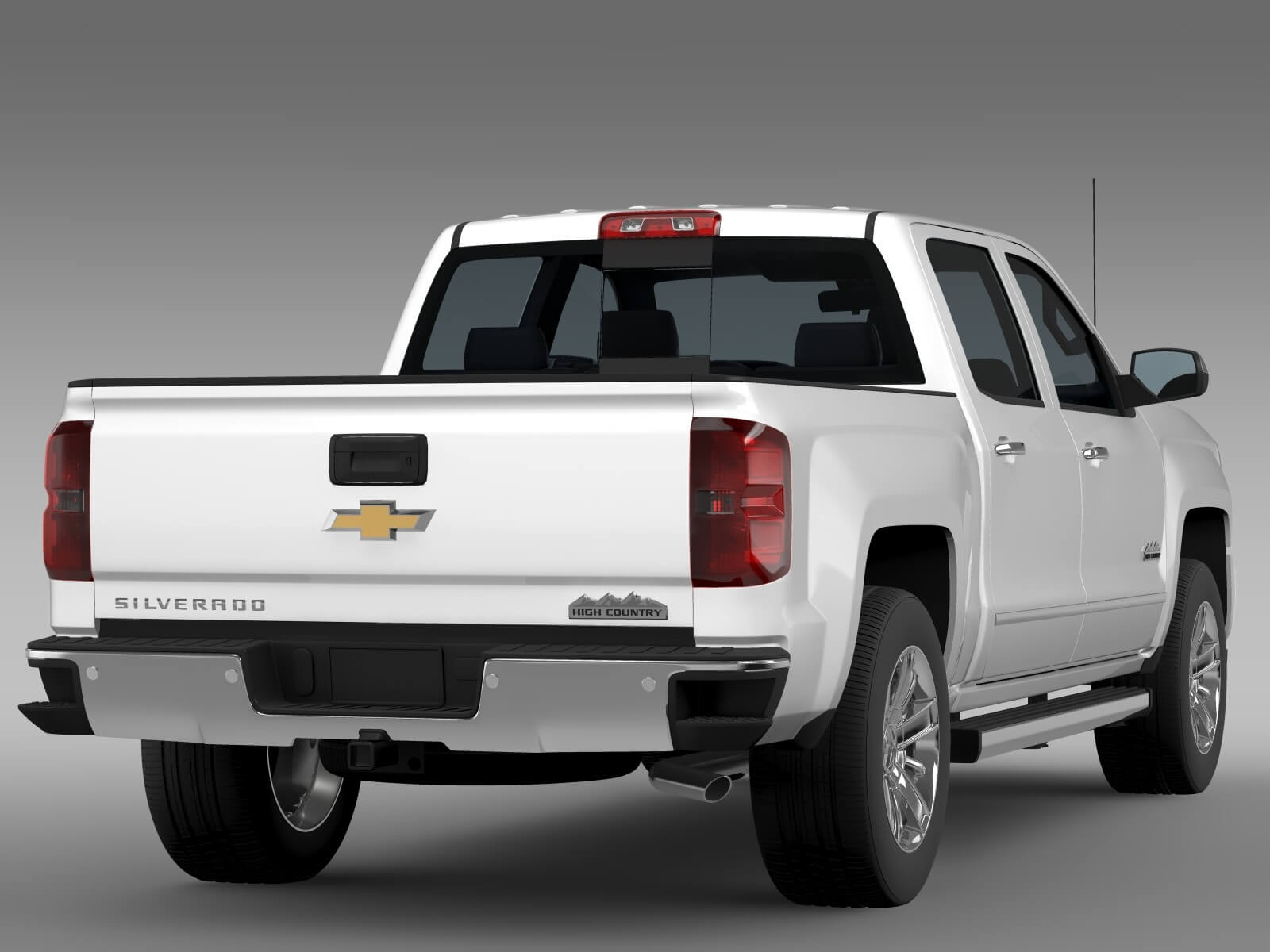Chevrolet Silverado High Country Short Box 2016 - 3D Model by Creator 3D