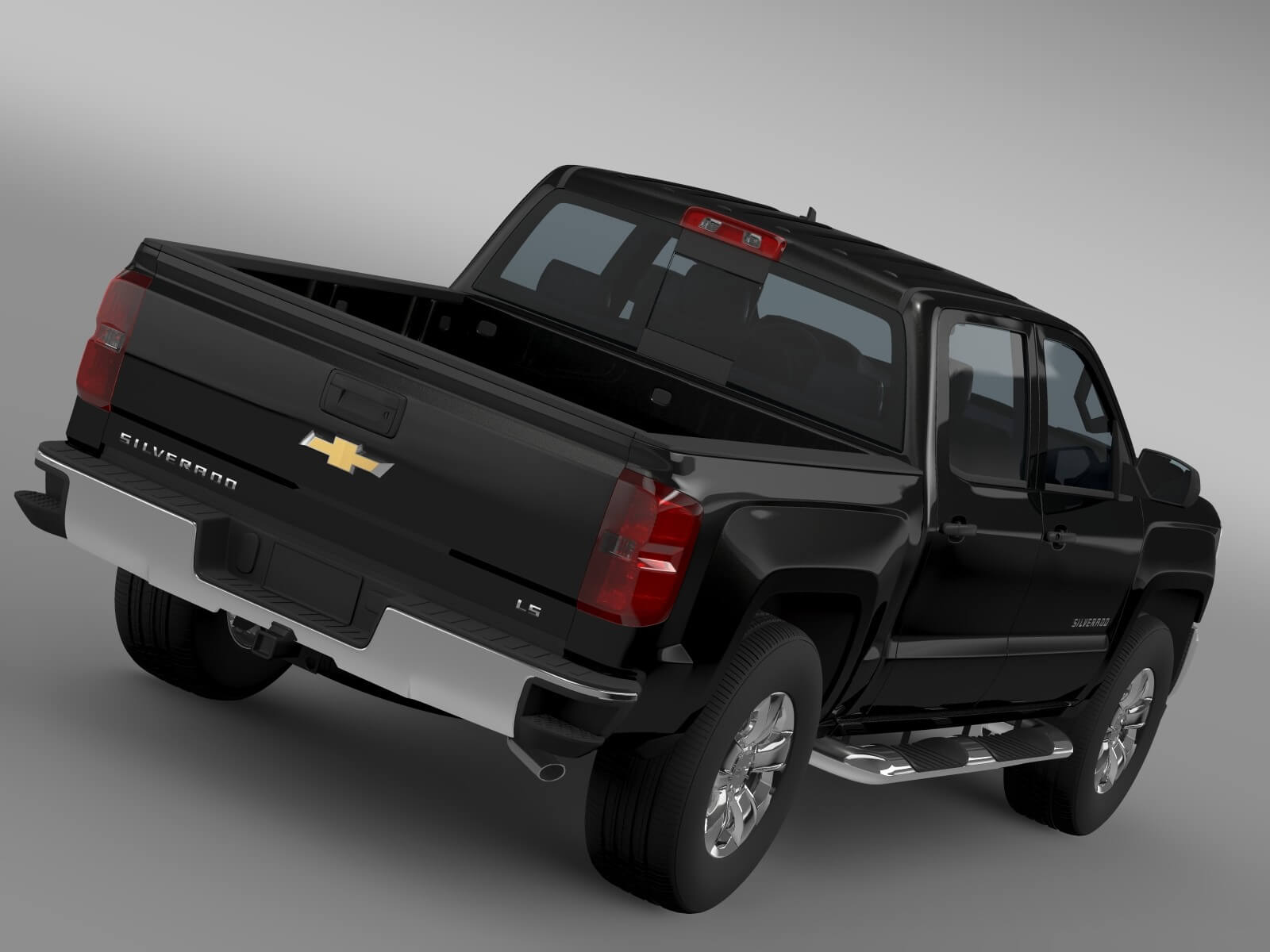 Chevrolet Silverado LS Crew Cab Short Box 2016 - 3D Model by Creator 3D