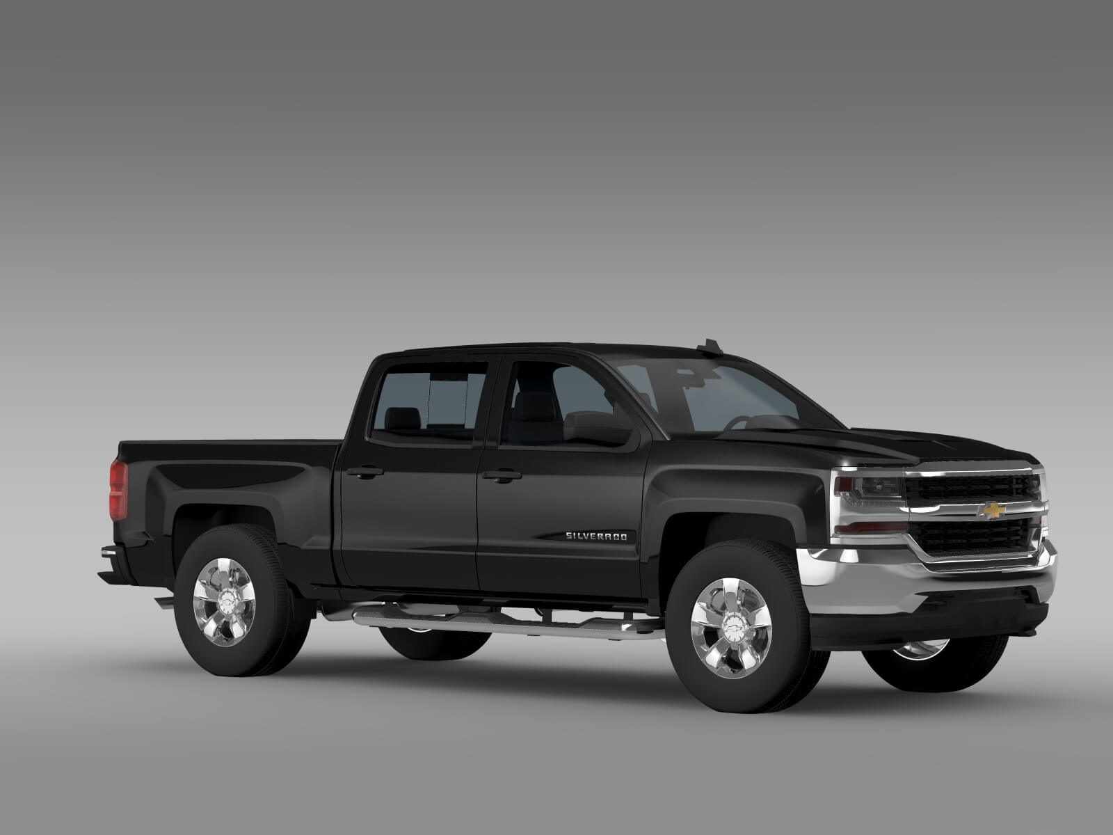 Chevrolet Silverado LS Crew Cab Short Box 2016 - 3D Model by Creator 3D