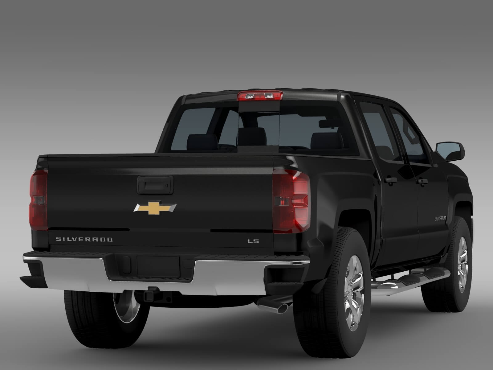 Chevrolet Silverado LS Crew Cab Short Box 2016 - 3D Model by Creator 3D