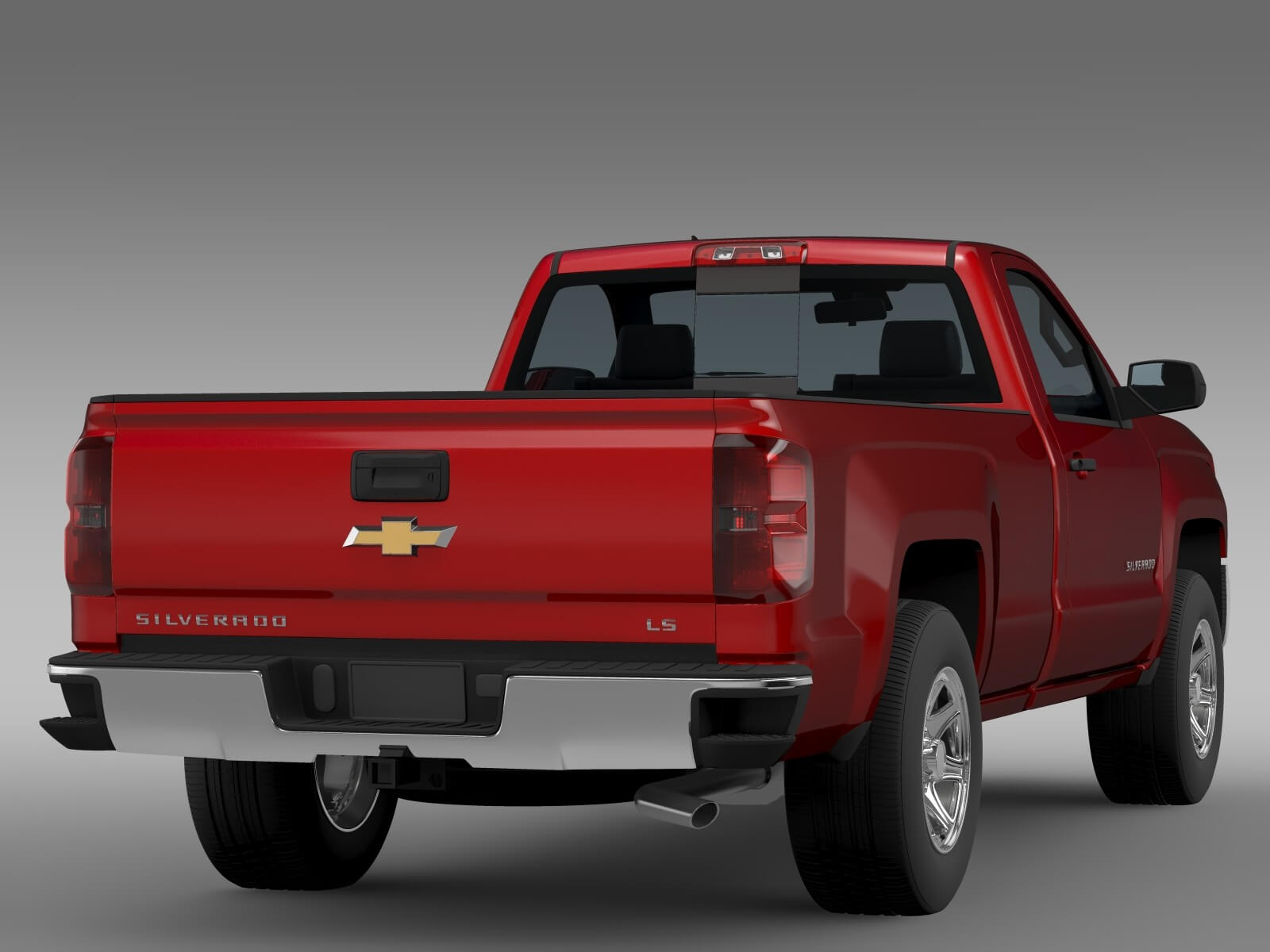 Chevrolet Silverado LS Regular Cab Long Box 2016 - 3D Model by Creator 3D