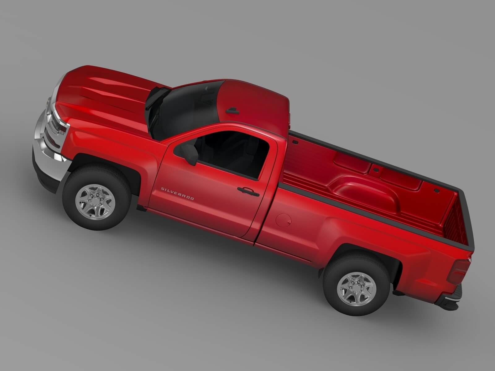 Chevrolet Silverado LS Regular Cab Long Box 2016 - 3D Model by Creator 3D