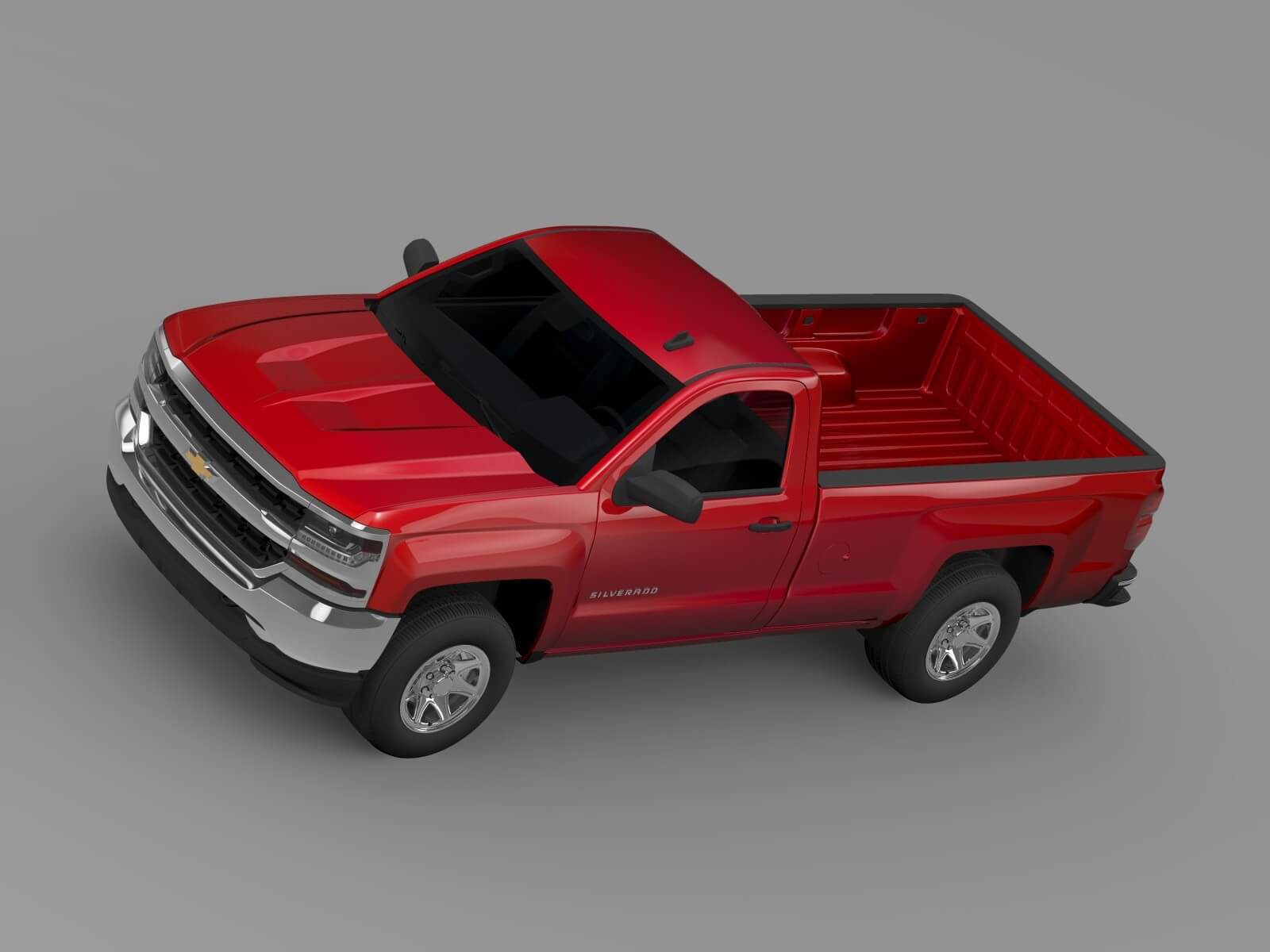 Chevrolet Silverado LS Regular Cab Long Box 2016 - 3D Model by Creator 3D