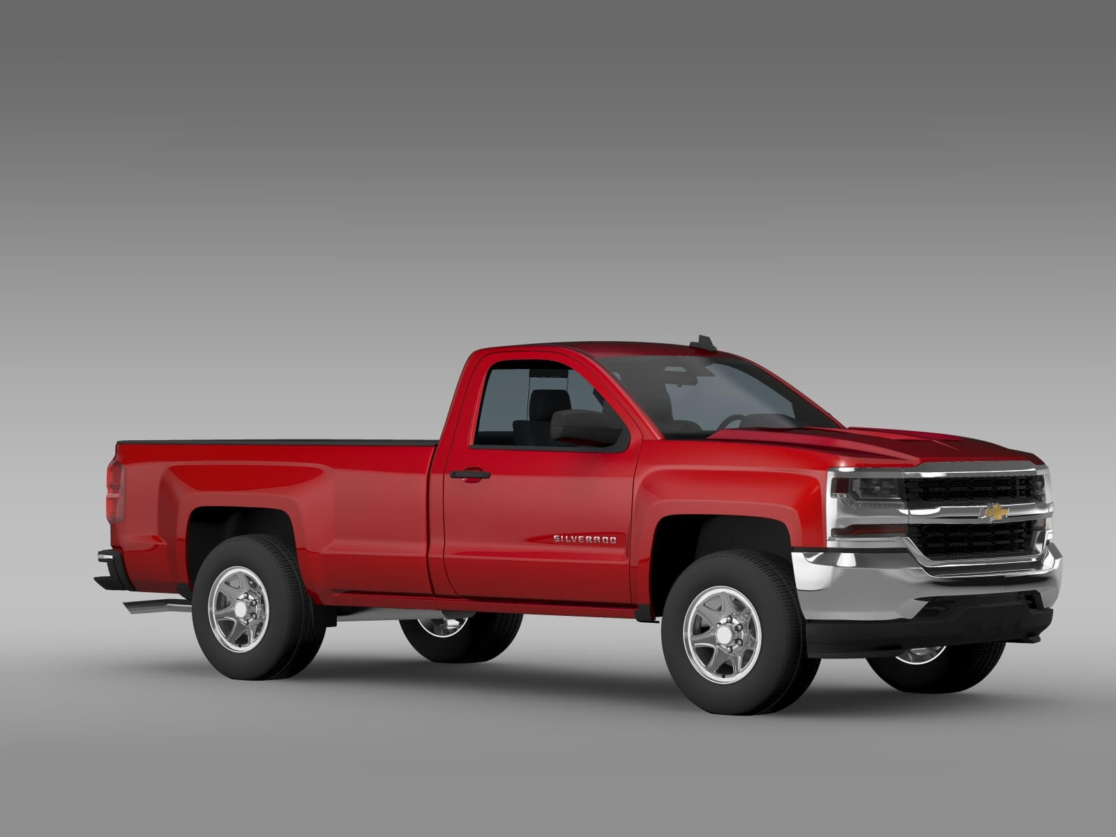 Chevrolet Silverado LS Regular Cab Long Box 2016 - 3D Model by Creator 3D
