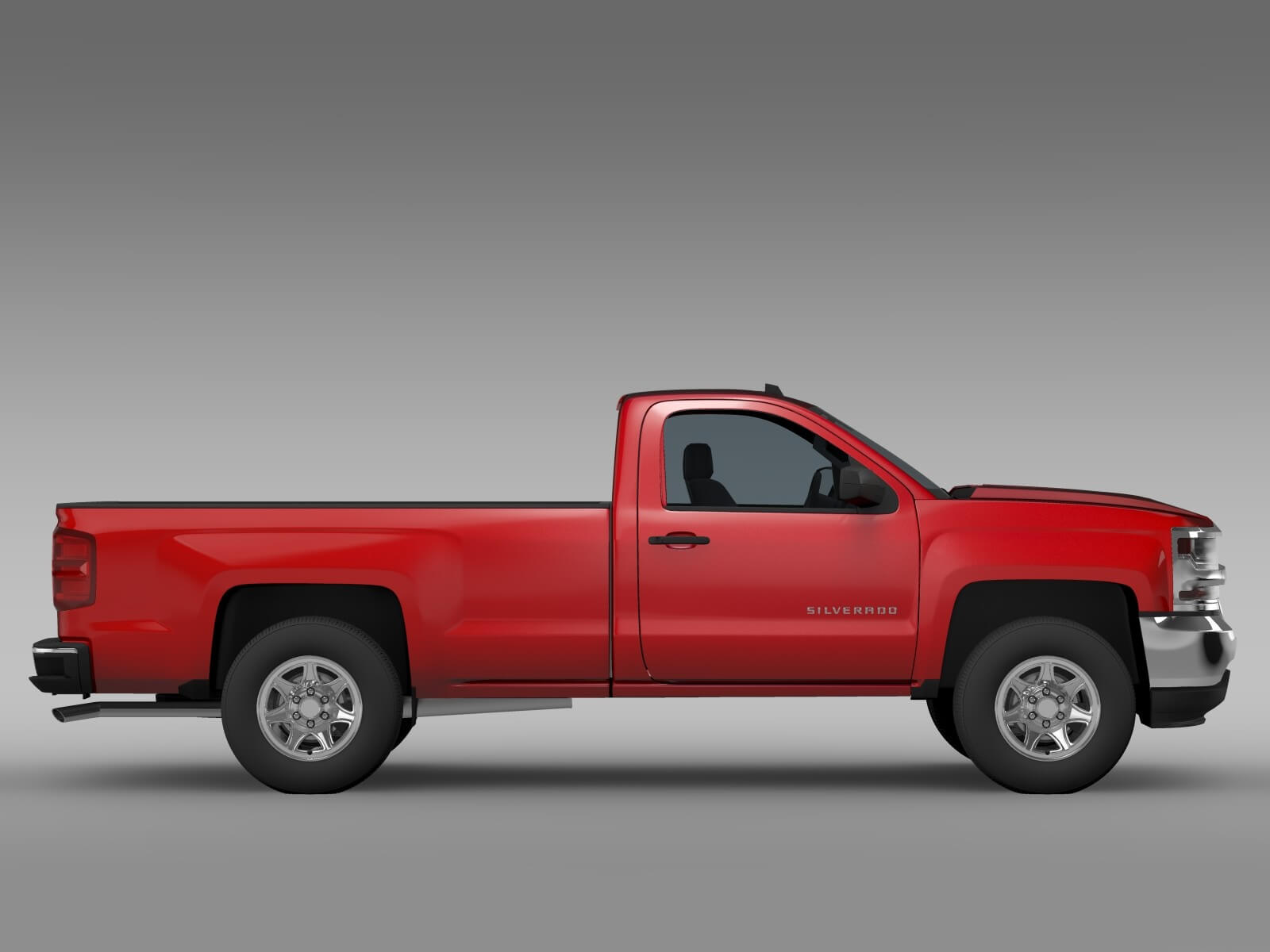 Chevrolet Silverado LS Regular Cab Long Box 2016 - 3D Model by Creator 3D