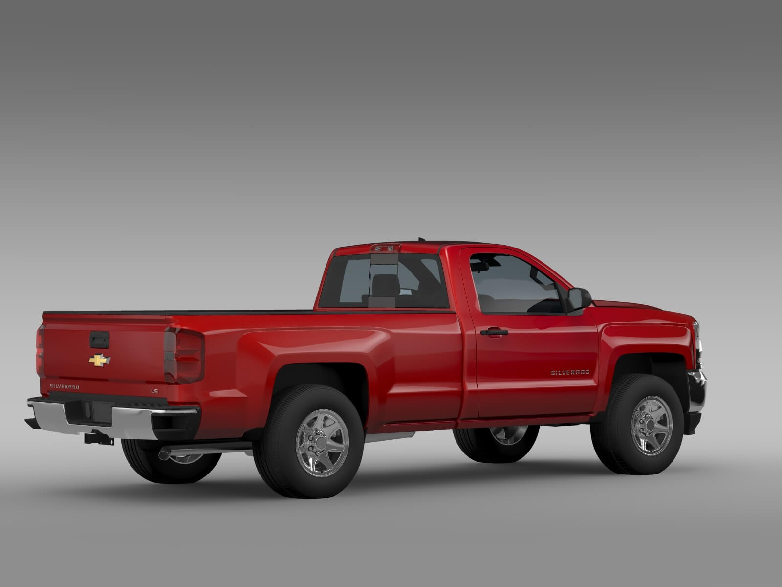 Chevrolet Silverado LS Regular Cab Long Box 2016 - 3D Model by Creator 3D