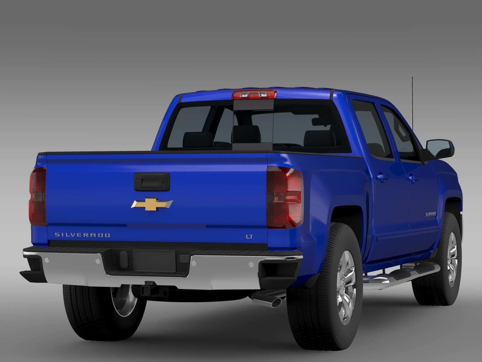 Chevrolet Silverado LT Crew Cab Short Box 2016 - 3D Model by Creator 3D