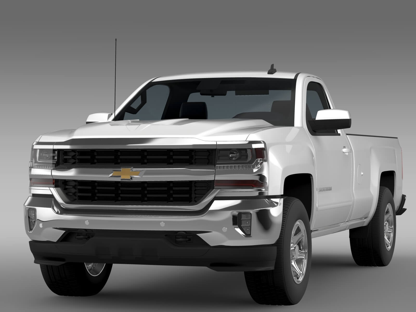 Chevrolet Silverado LT Regular Cab Long Box 2016 - 3D Model by Creator 3D