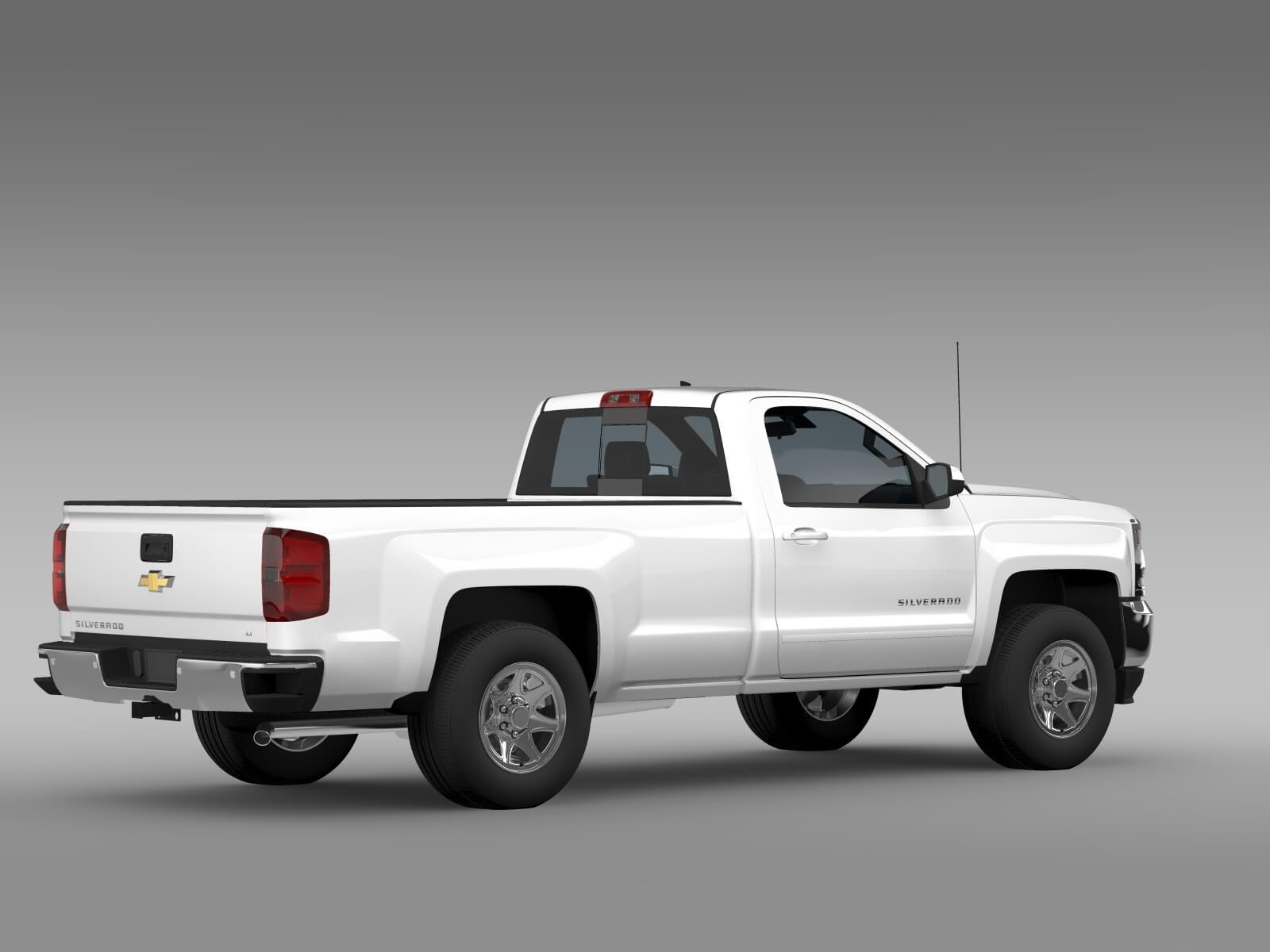 Chevrolet Silverado LT Regular Cab Long Box 2016 - 3D Model by Creator 3D