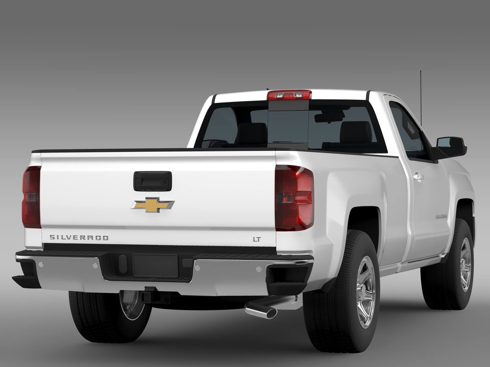Chevrolet Silverado LT Regular Cab Long Box 2016 - 3D Model by Creator 3D