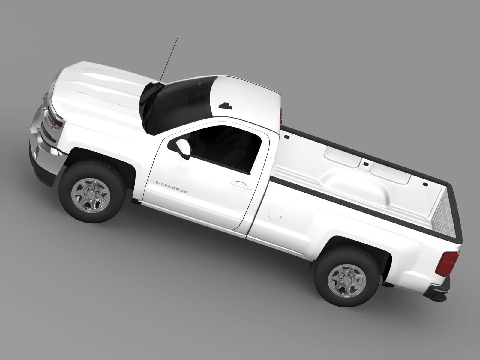Chevrolet Silverado LT Regular Cab Long Box 2016 - 3D Model by Creator 3D