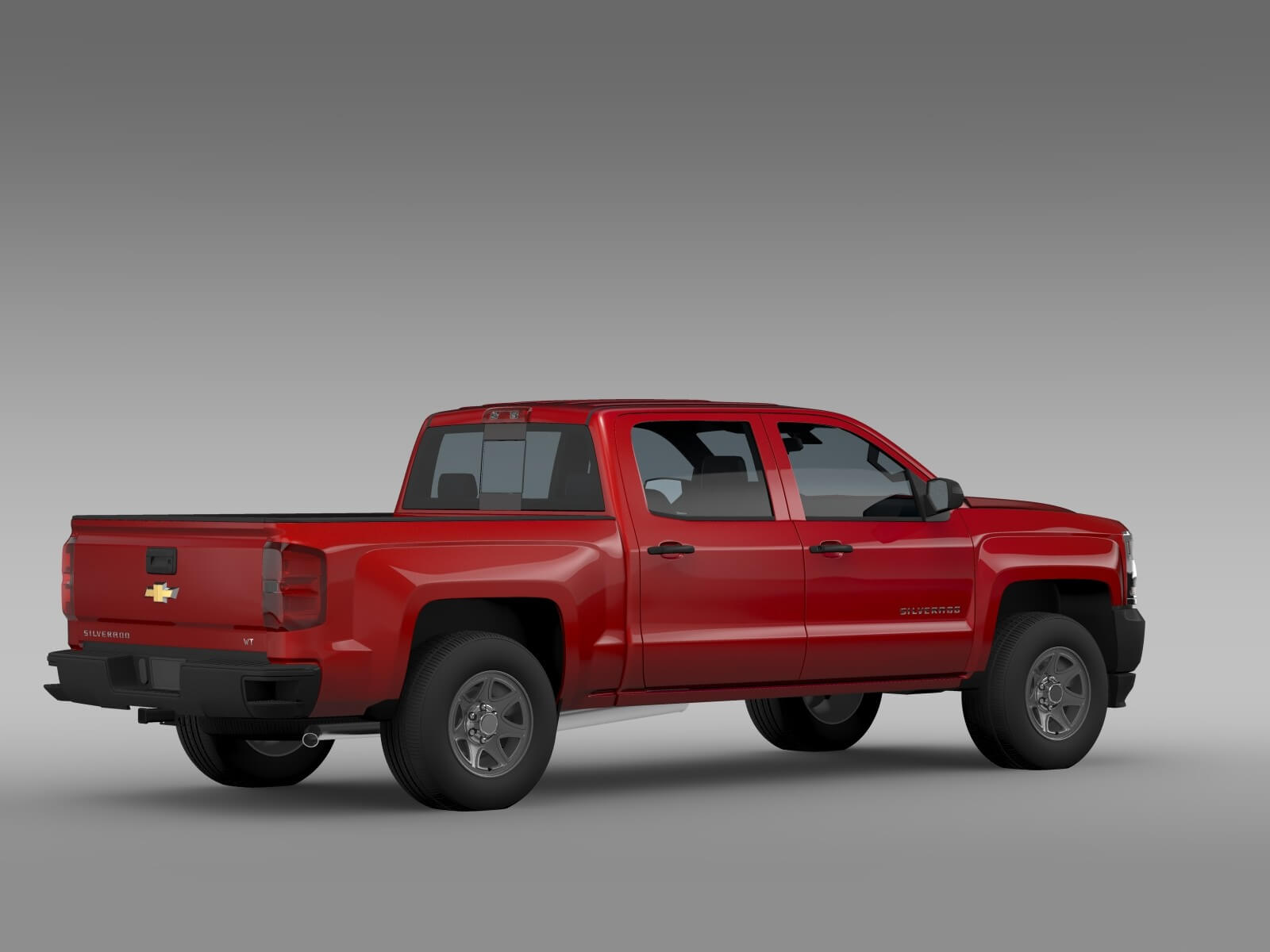 Chevrolet Silverado WT Crew Cab Short Box 2016 - 3D Model by Creator 3D