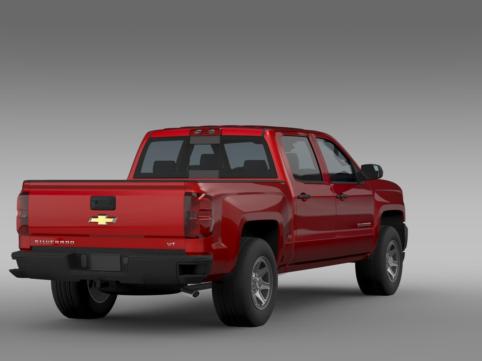 Chevrolet Silverado WT Crew Cab Short Box 2016 - 3D Model by Creator 3D