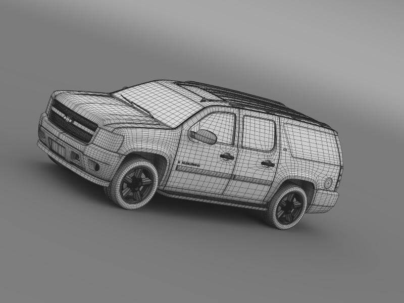 Chevrolet Suburban LTZ 2011 - 3D Model by Creator 3D