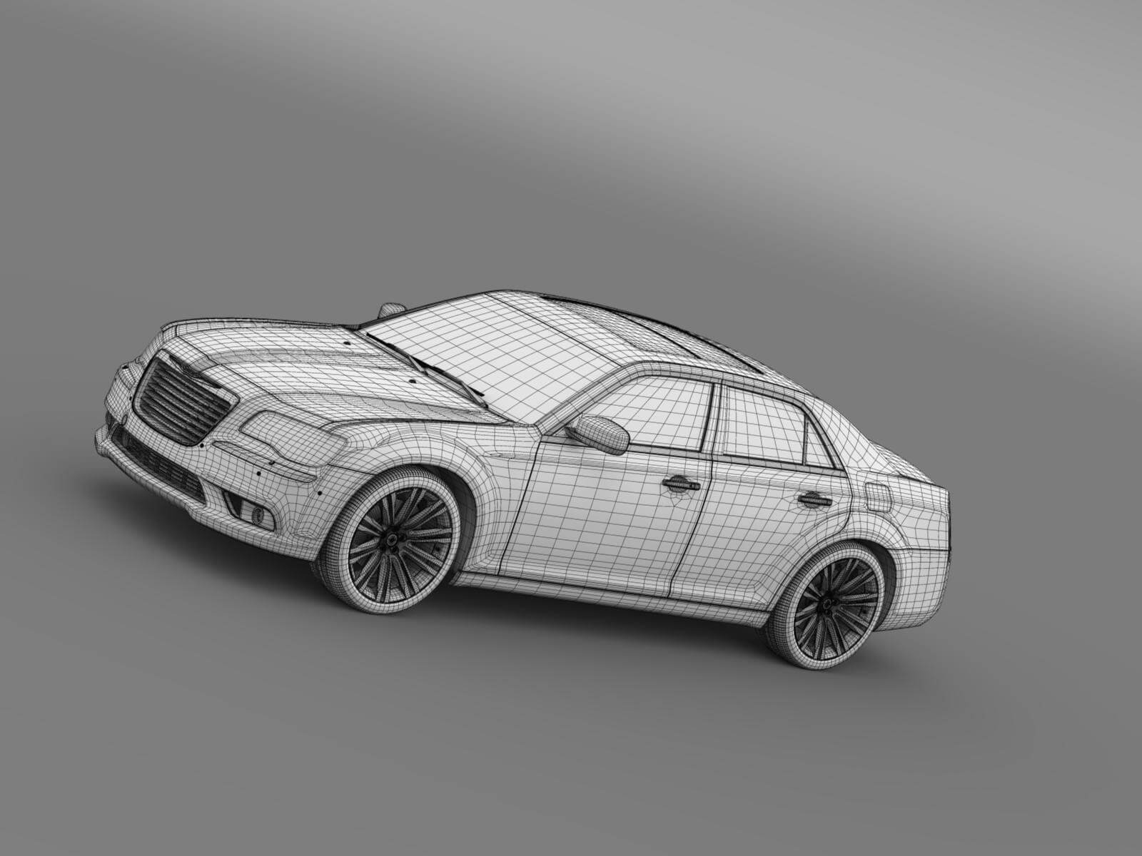 Chrysler 300C 2013 - 3D Model by Creator 3D