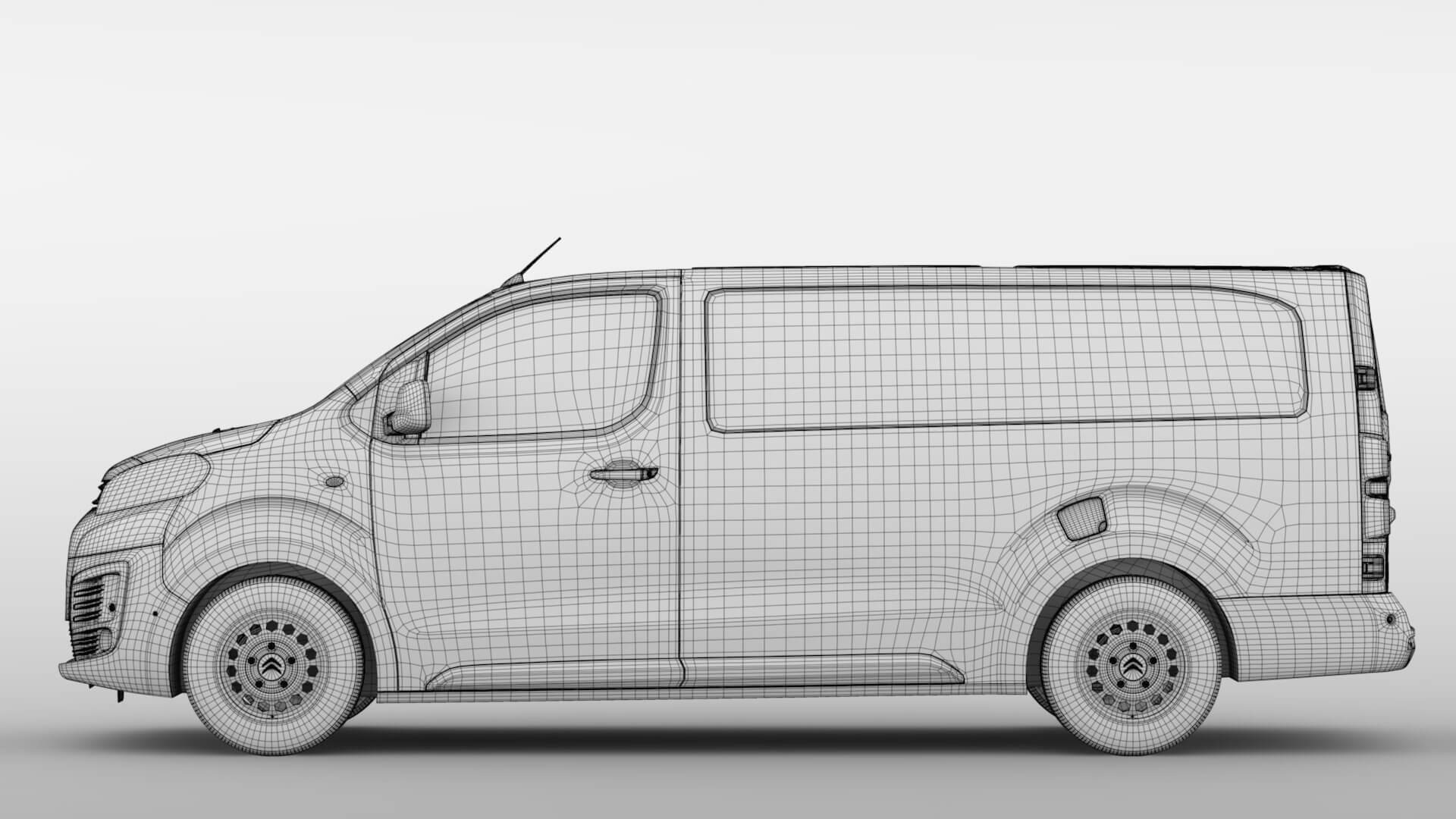 Citroen Dispatch XL 2019 - 3D Model by Creator 3D