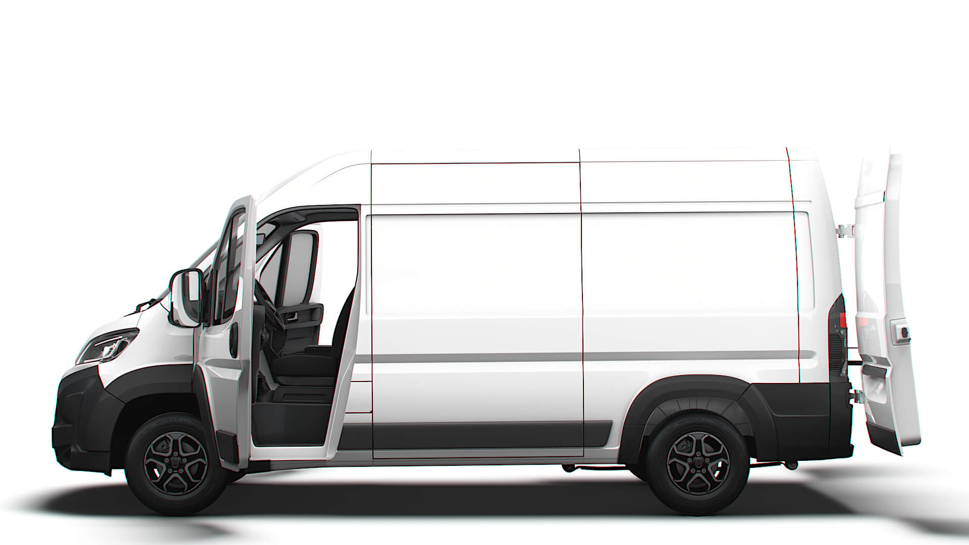 Citroen E Jumper Van L2H2 HQ Interior 2025 - 3D Model by Creator 3D