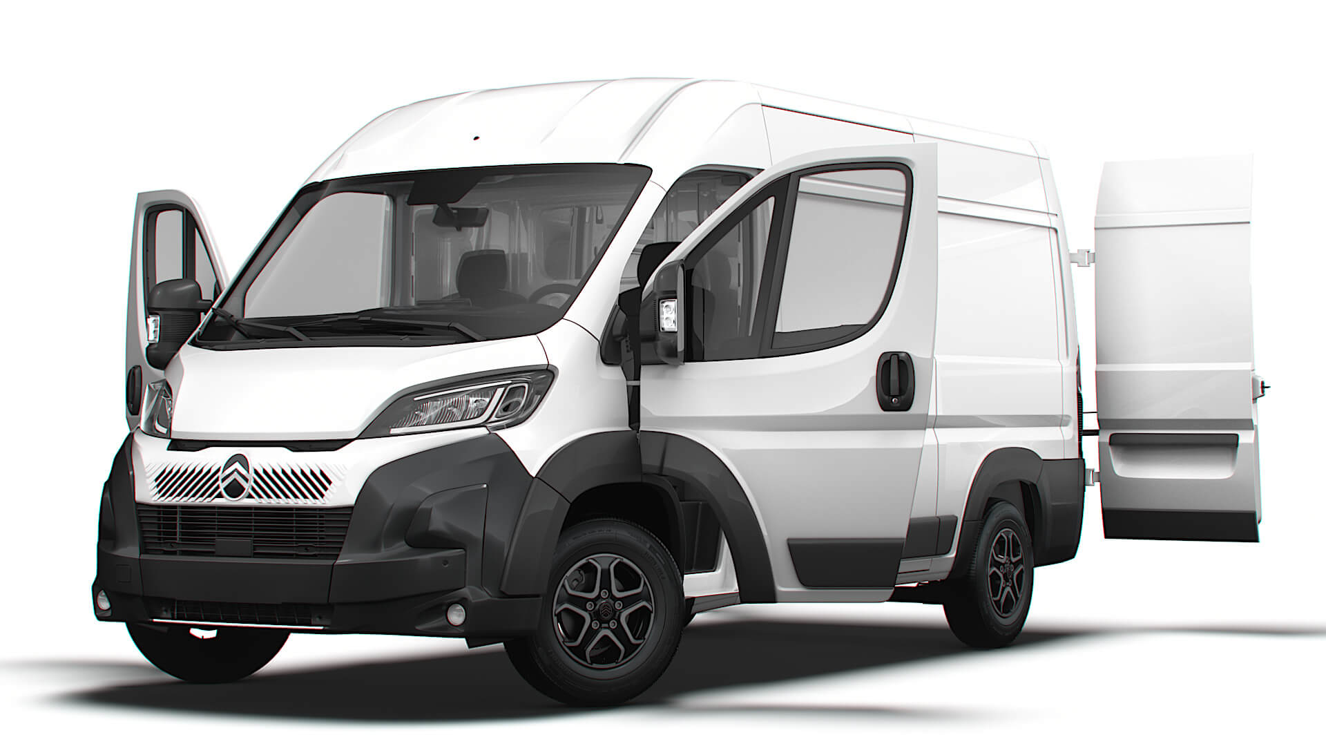 Citroen E Jumper Van L2H2 HQ Interior 2025 - 3D Model by Creator 3D