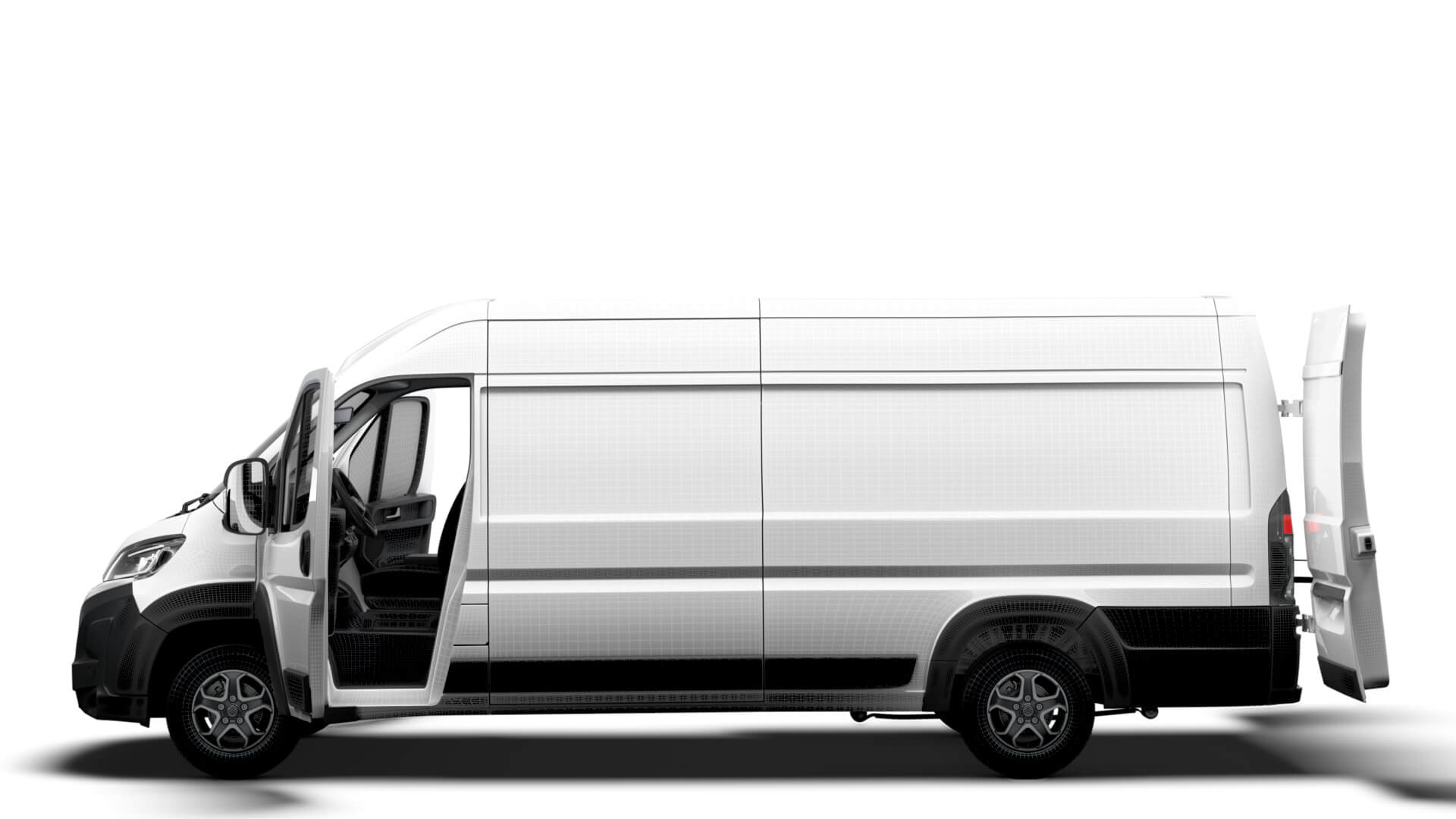 Citroen E Jumper Van L4H2 HQ Interior 2025 - 3D Model by Creator 3D