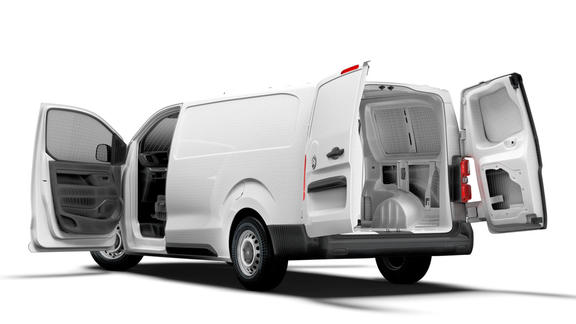 Citroen E Jumpy Combivan L3 HQ Interior 2024 - 3D Model by Creator 3D