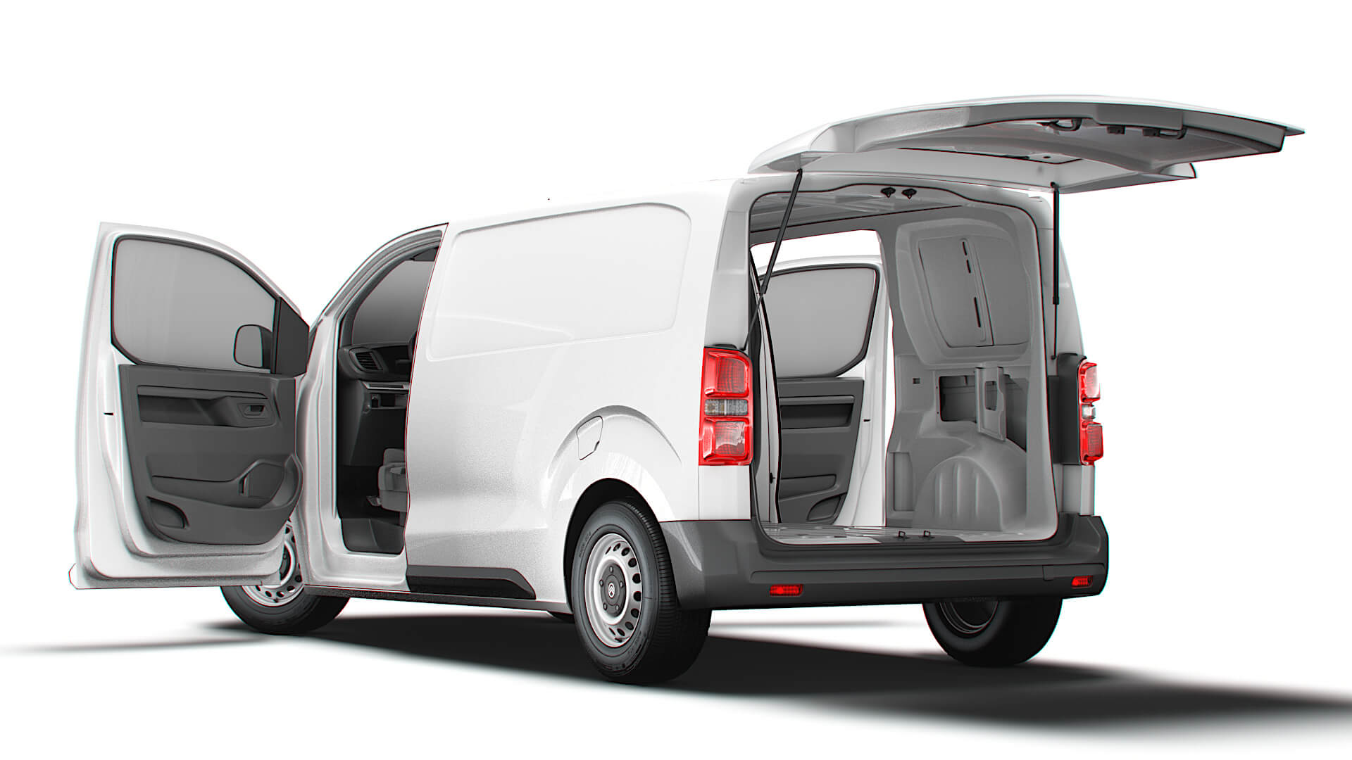 Citroen E Jumpy Tailgate Van L2 HQ Interior 2024 - 3D Model by Creator 3D