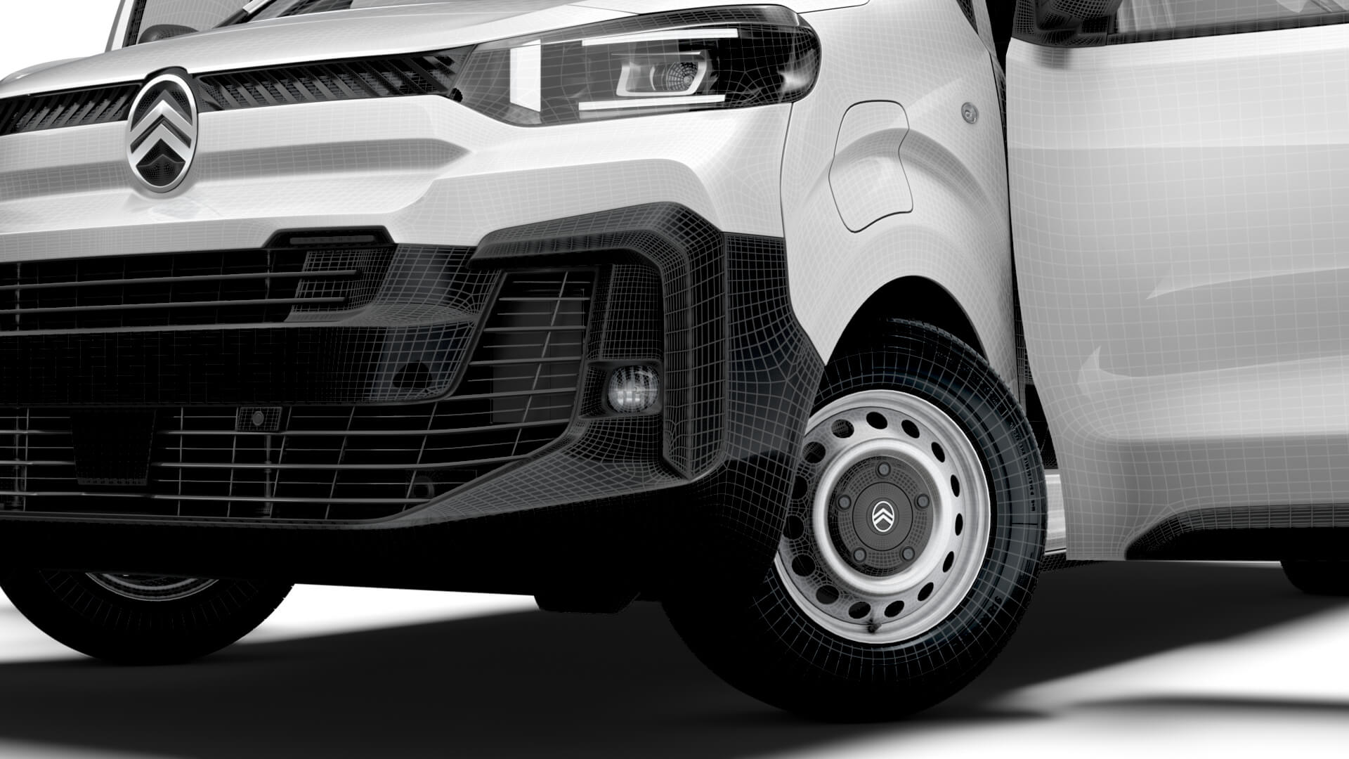 Citroen E Jumpy Van L3 HQ Interior 2024 - 3D Model by Creator 3D