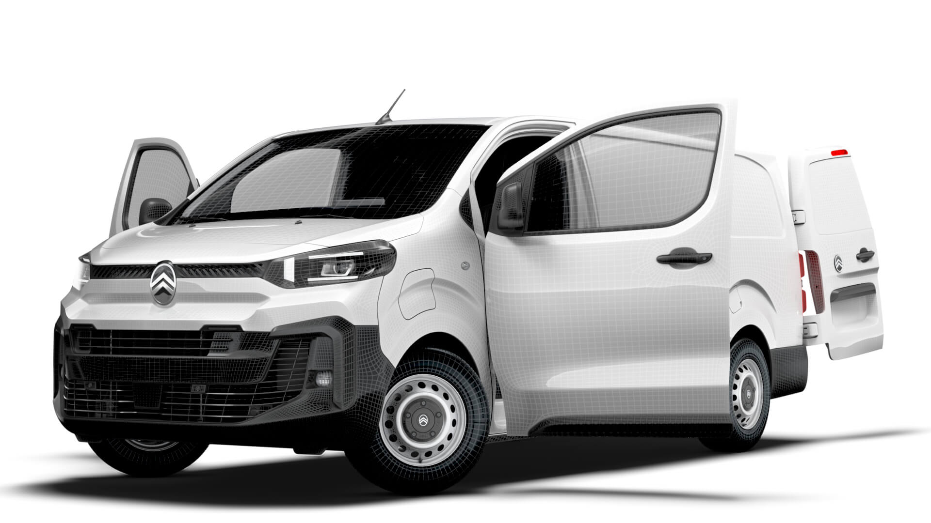 Citroen E Jumpy Van L3 HQ Interior 2024 - 3D Model by Creator 3D