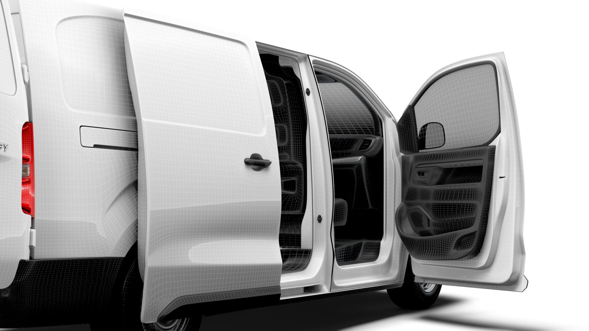 Citroen E Jumpy Van L3 HQ Interior 2024 - 3D Model by Creator 3D