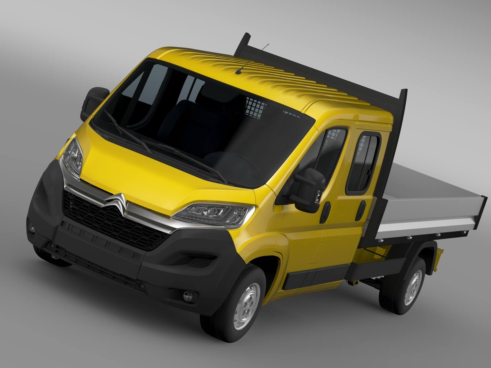 Citroen Jumper Crew Cab Truck 2016 - 3D Model by Creator 3D
