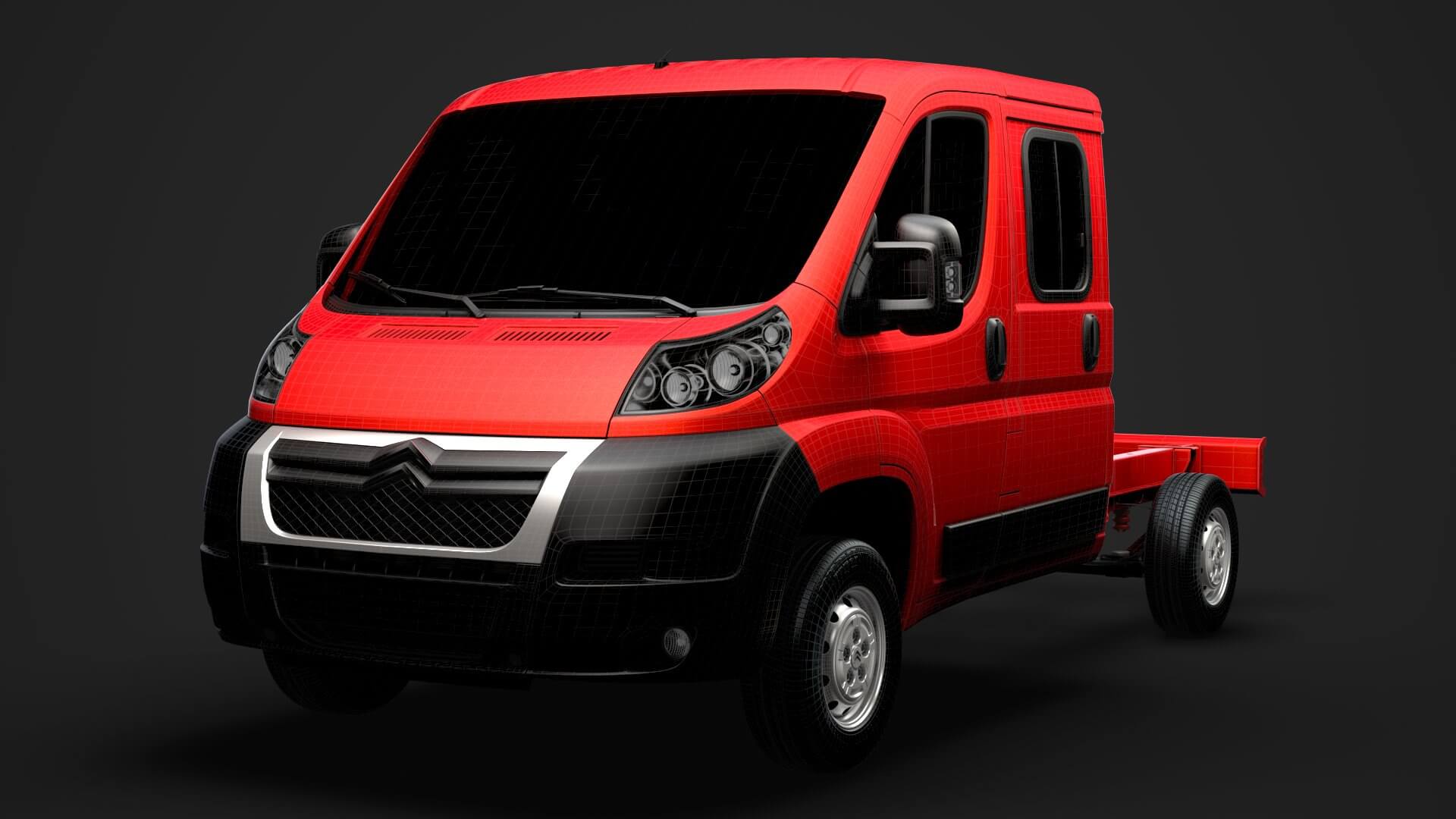 Citroen Jumper Relay Chassis Truck Crew Cab 3450 WB 2014 - 3D Model by ...