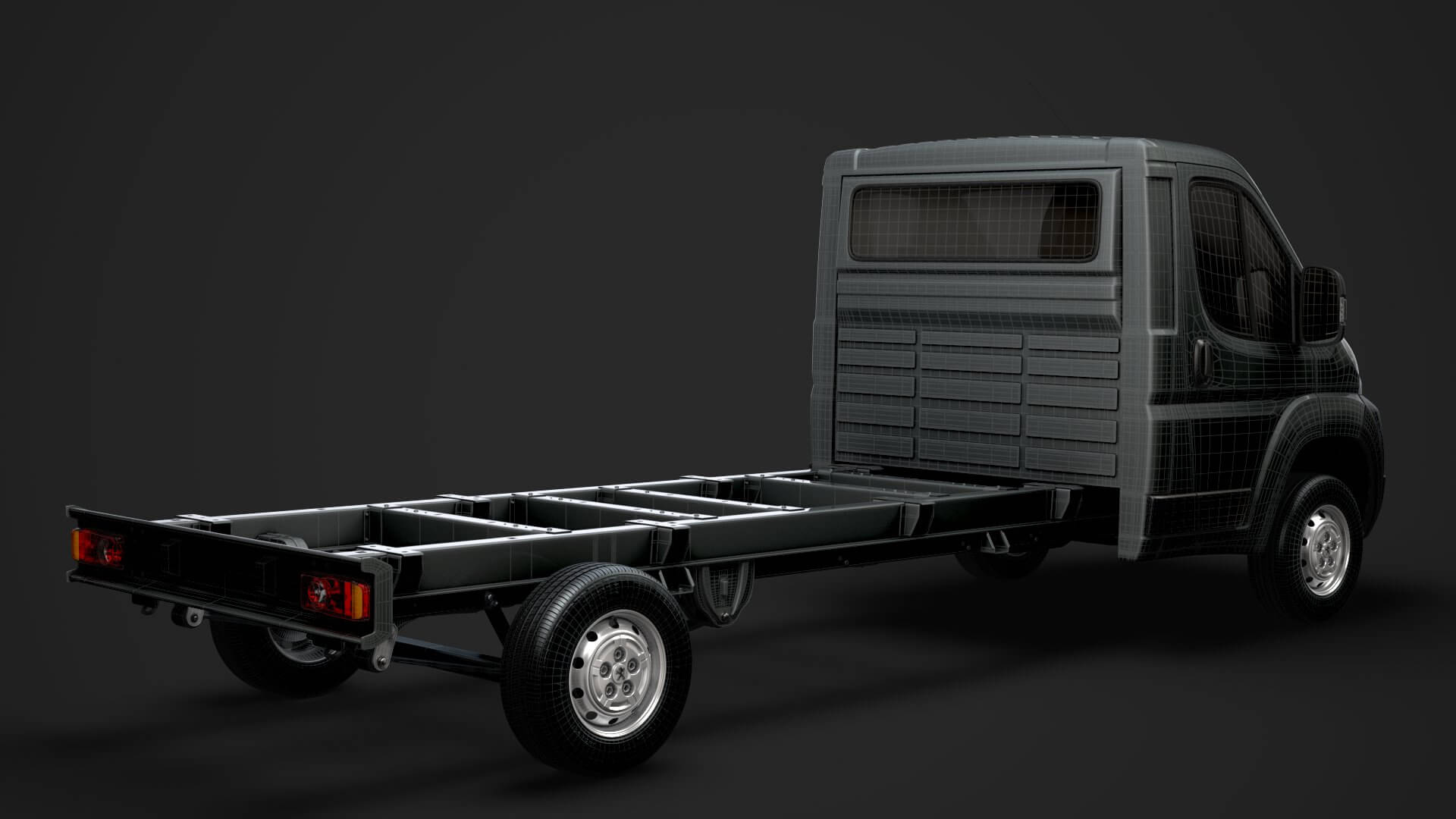 Citroen Jumper Relay Chassis Truck Single Cab 4300WB 2014 - 3D Model by ...