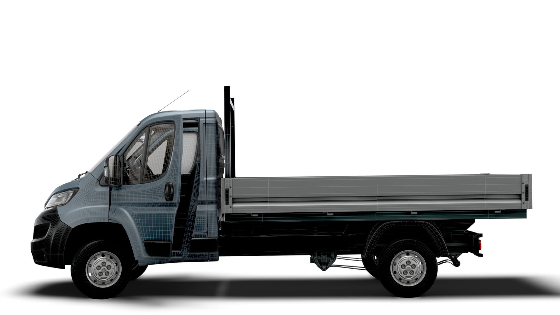 Citroen Jumper SingleCab Tipper Hqinterior 2023 - 3D Model by Creator 3D