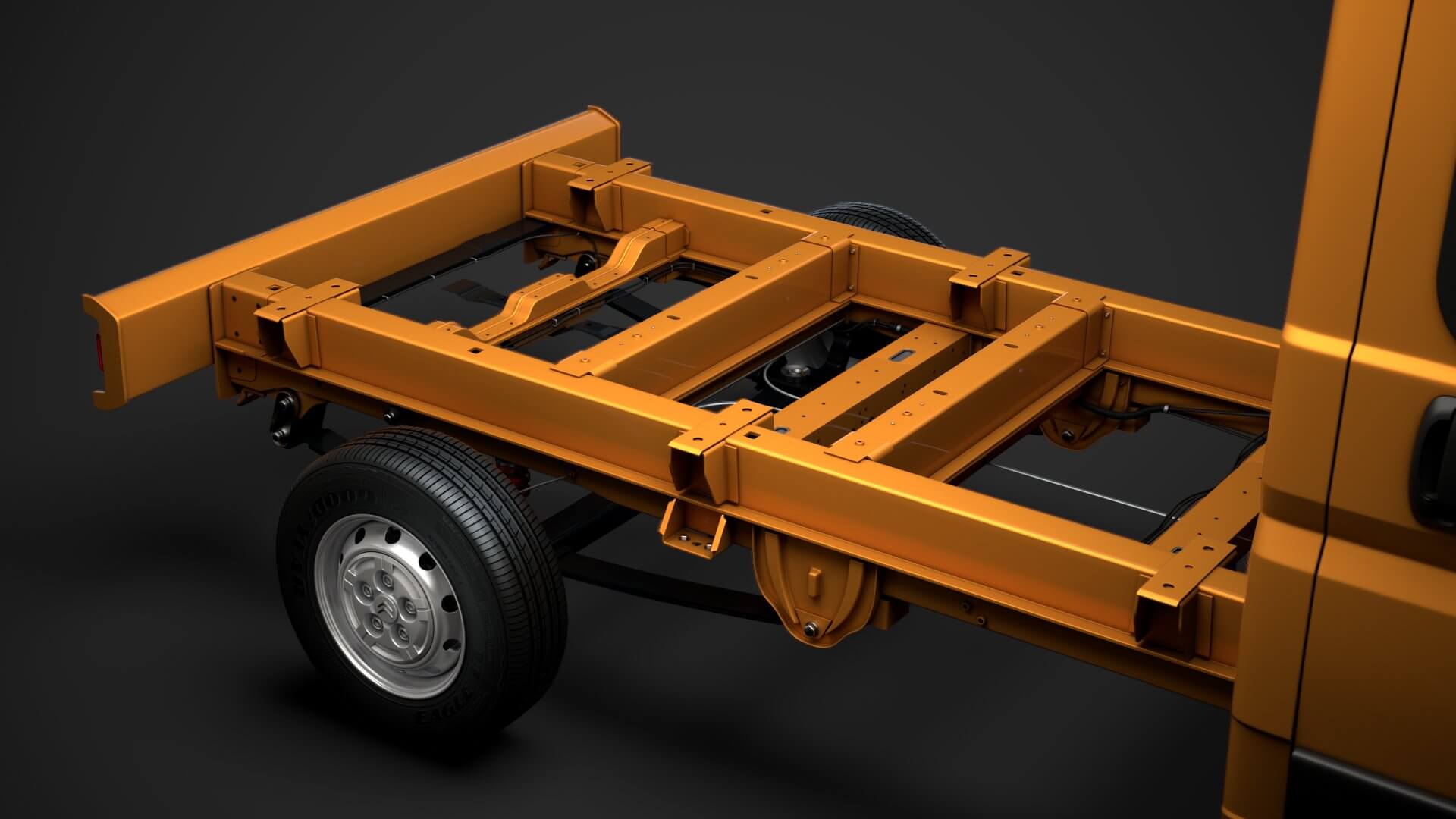 Citroen Relay Chassis Truck Crew Cab 4035WB 2020 - 3D Model by Creator 3D