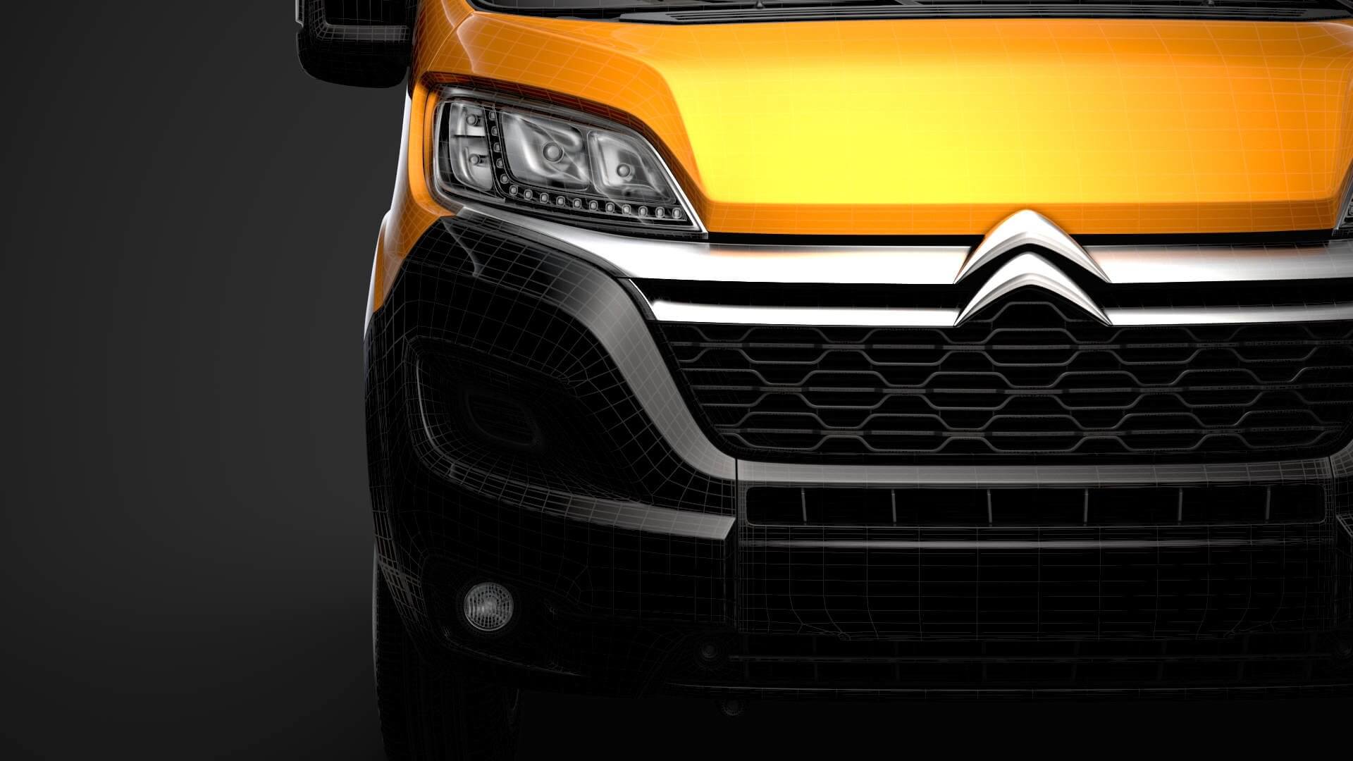 Citroen Relay Chassis Truck Crew Cab 4035WB 2020 - 3D Model by Creator 3D
