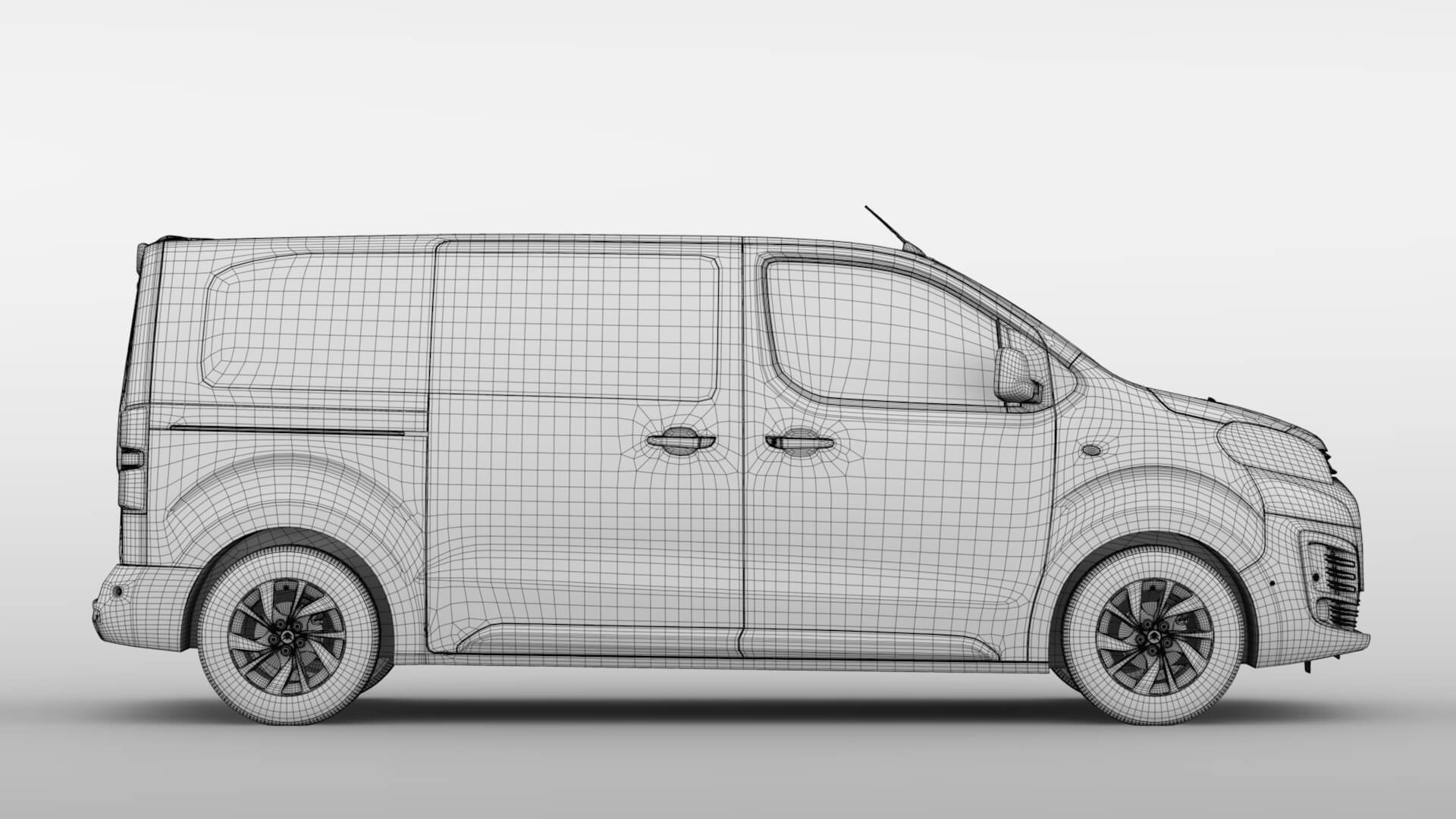 Citroen SpaceTourer L2 2017 - 3D Model by Creator 3D