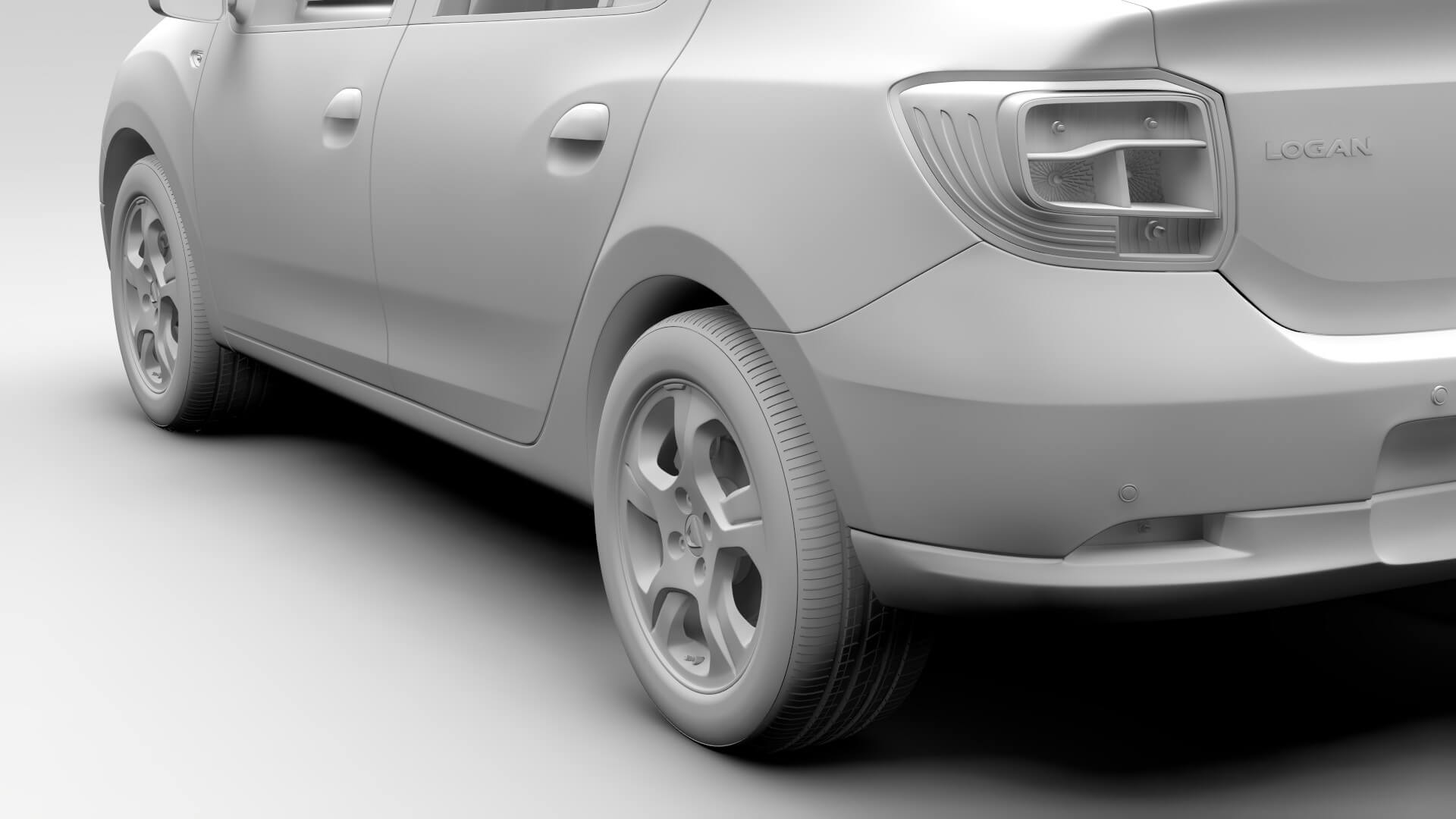 Dacia Logan 2015 - 3D Model by Creator 3D