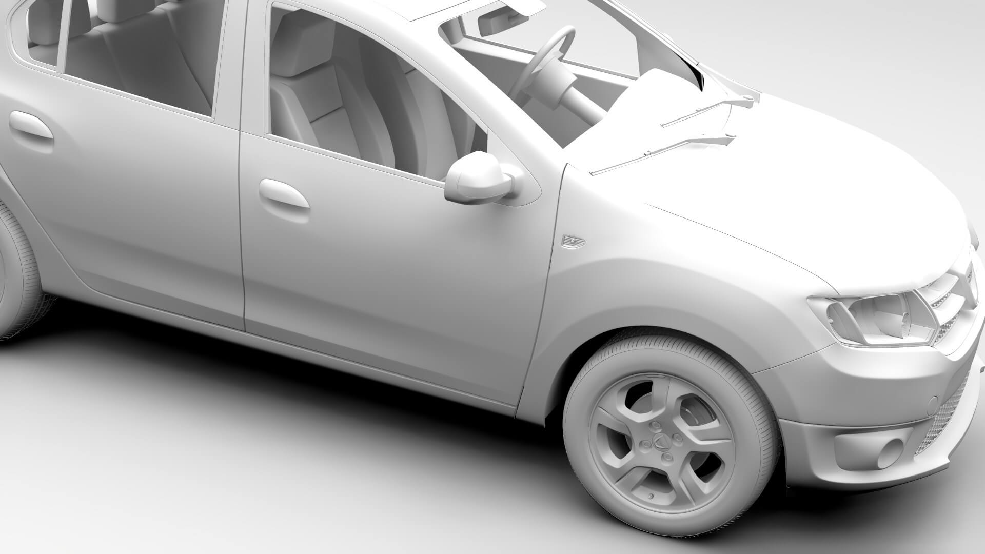 Dacia Logan 2015 - 3D Model by Creator 3D